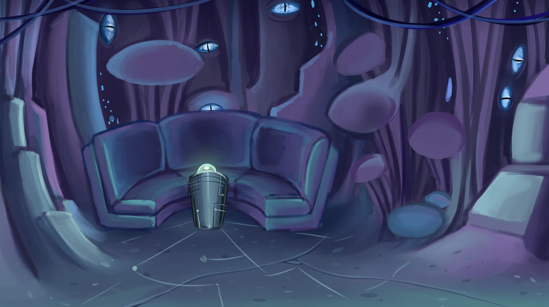 ArtStation - Cave lair (yes again)