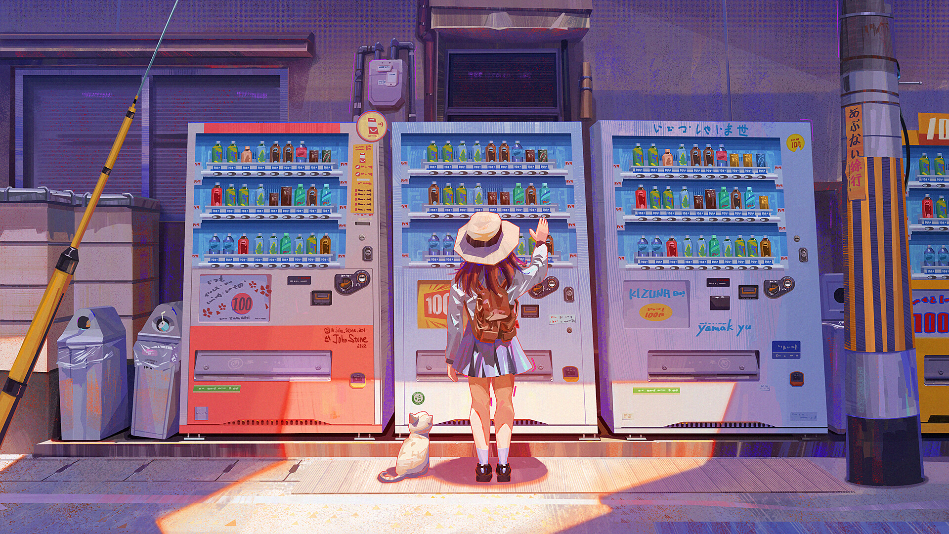 ArtStation - Vending machine on the street