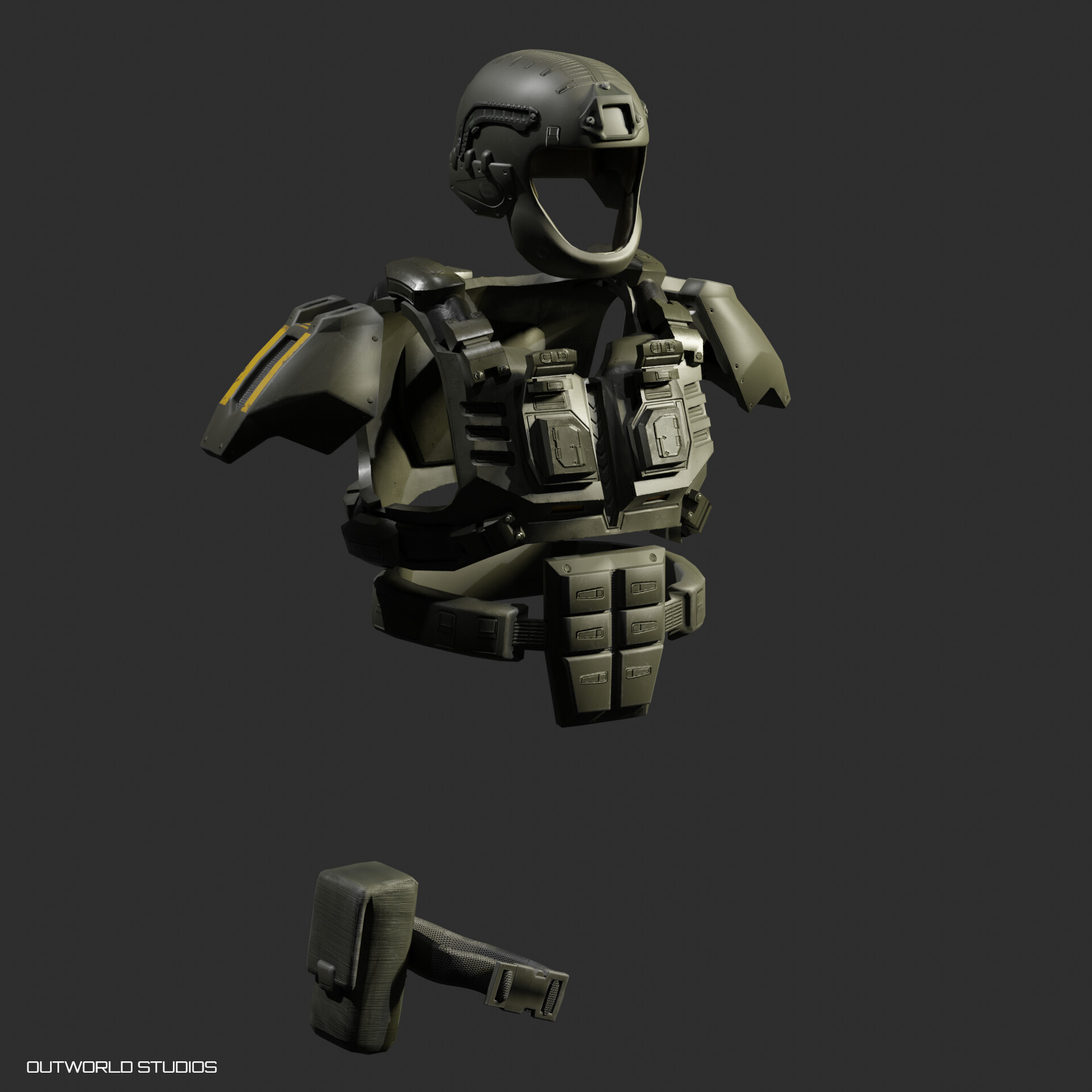 ArtStation - Scion Conflict: Mercer Armor