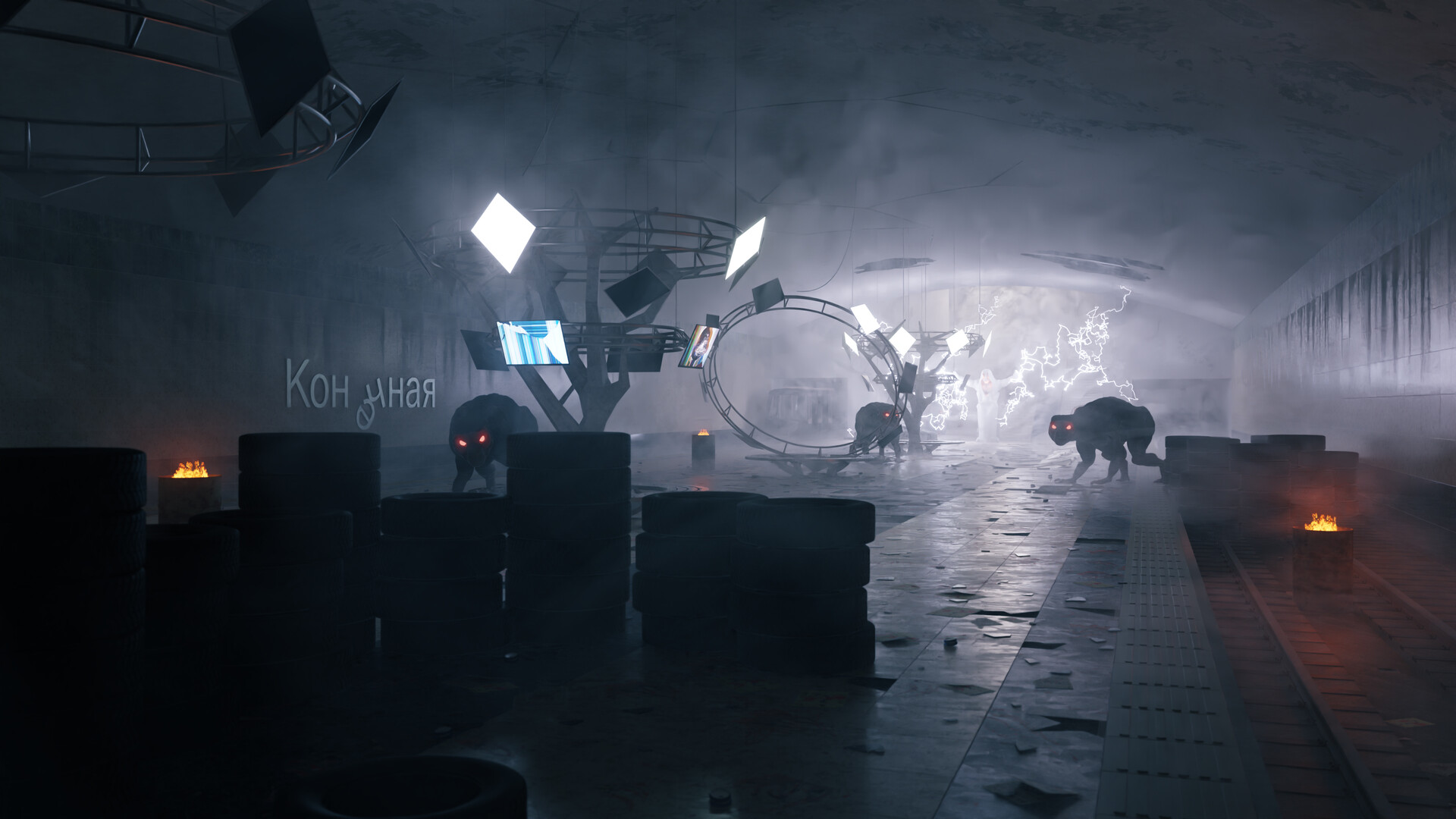 ArtStation - Last Subway Sanctuary