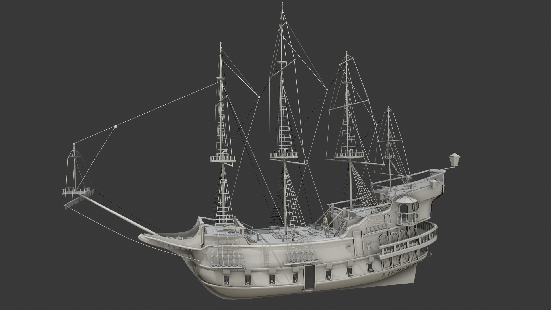 ArtStation - Medieval ship