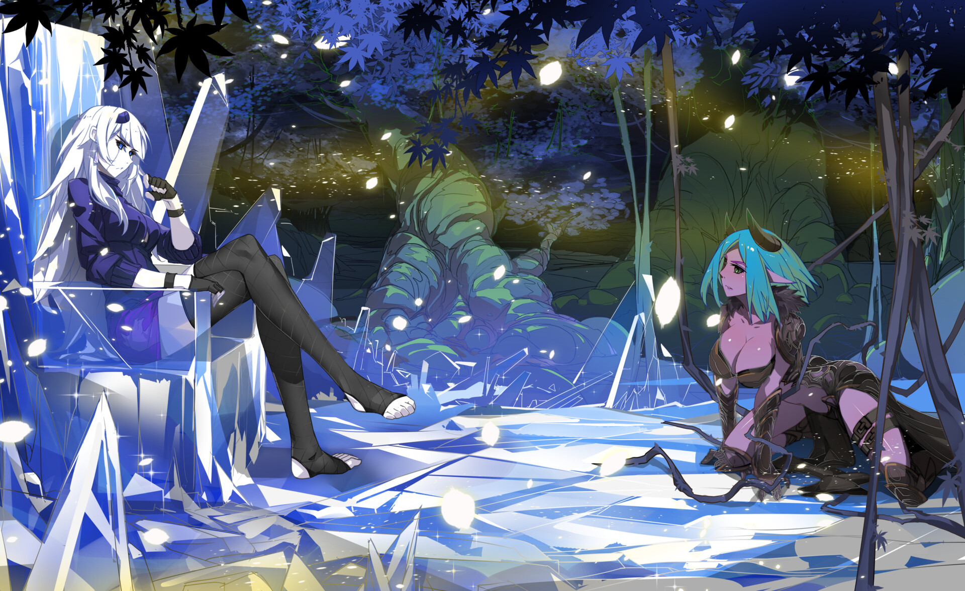 ArtStation - forest commission