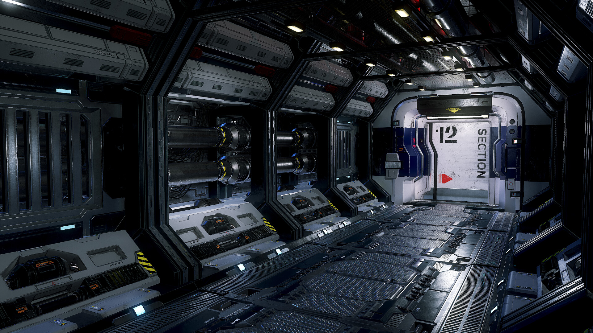 ArtStation - SF Corridor (imitation)