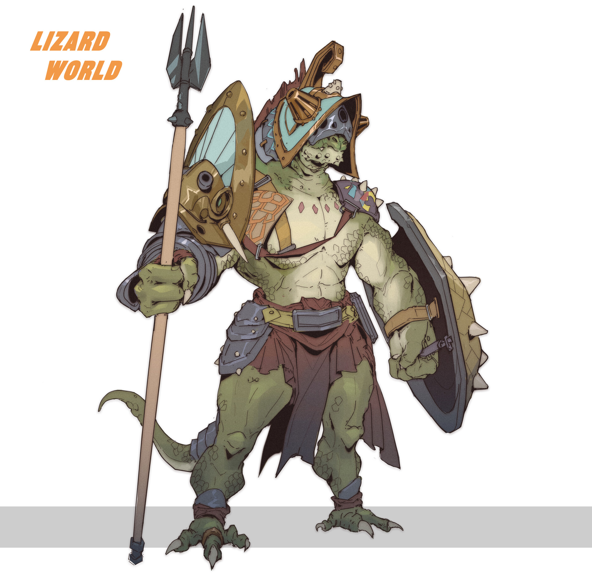 ArtStation - GLADIATOR-LIZARD
