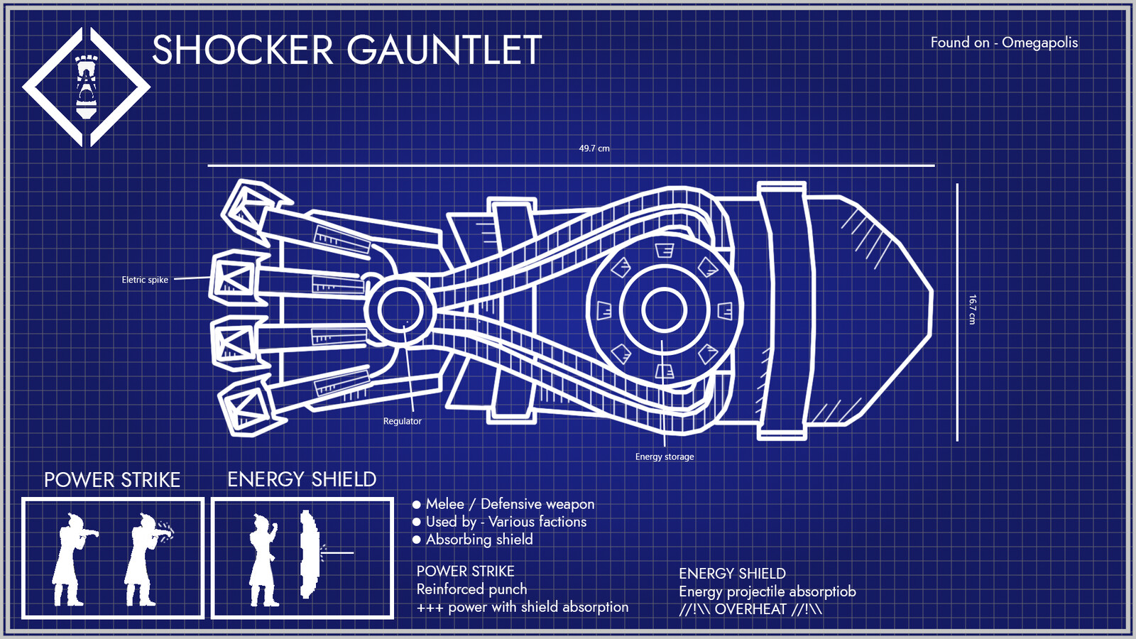 Eudes de Nanteuil - Shocker gauntlet (ARGON)