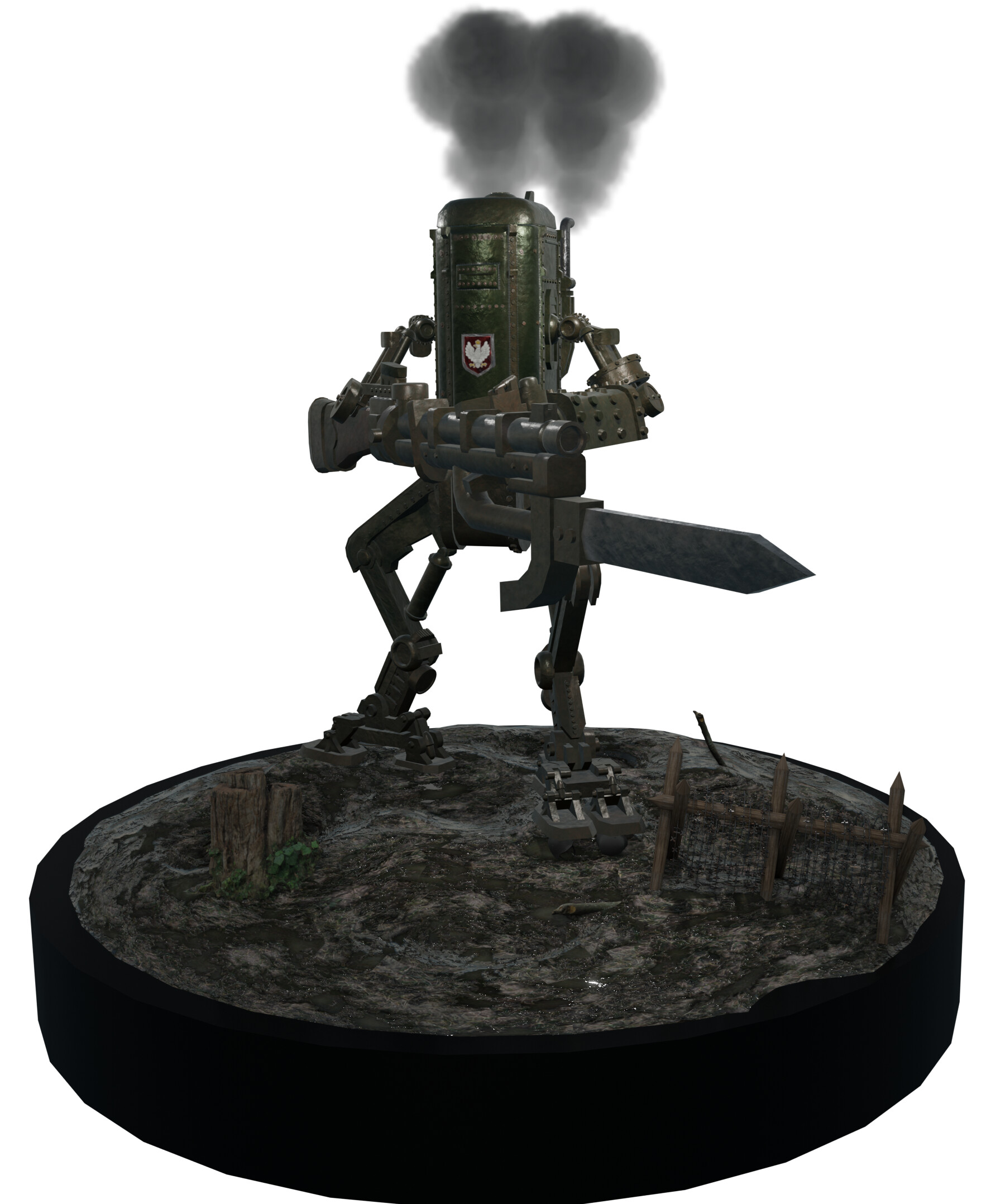 ArtStation - PZM-7 "Smialy" Fan Made