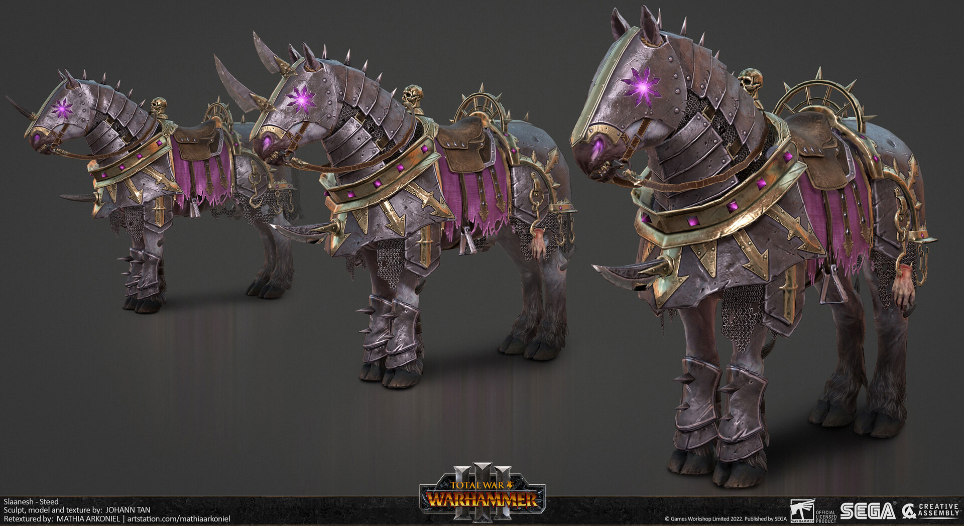 Mathia Arkoniel - Warhammer III -- Daemon Steeds