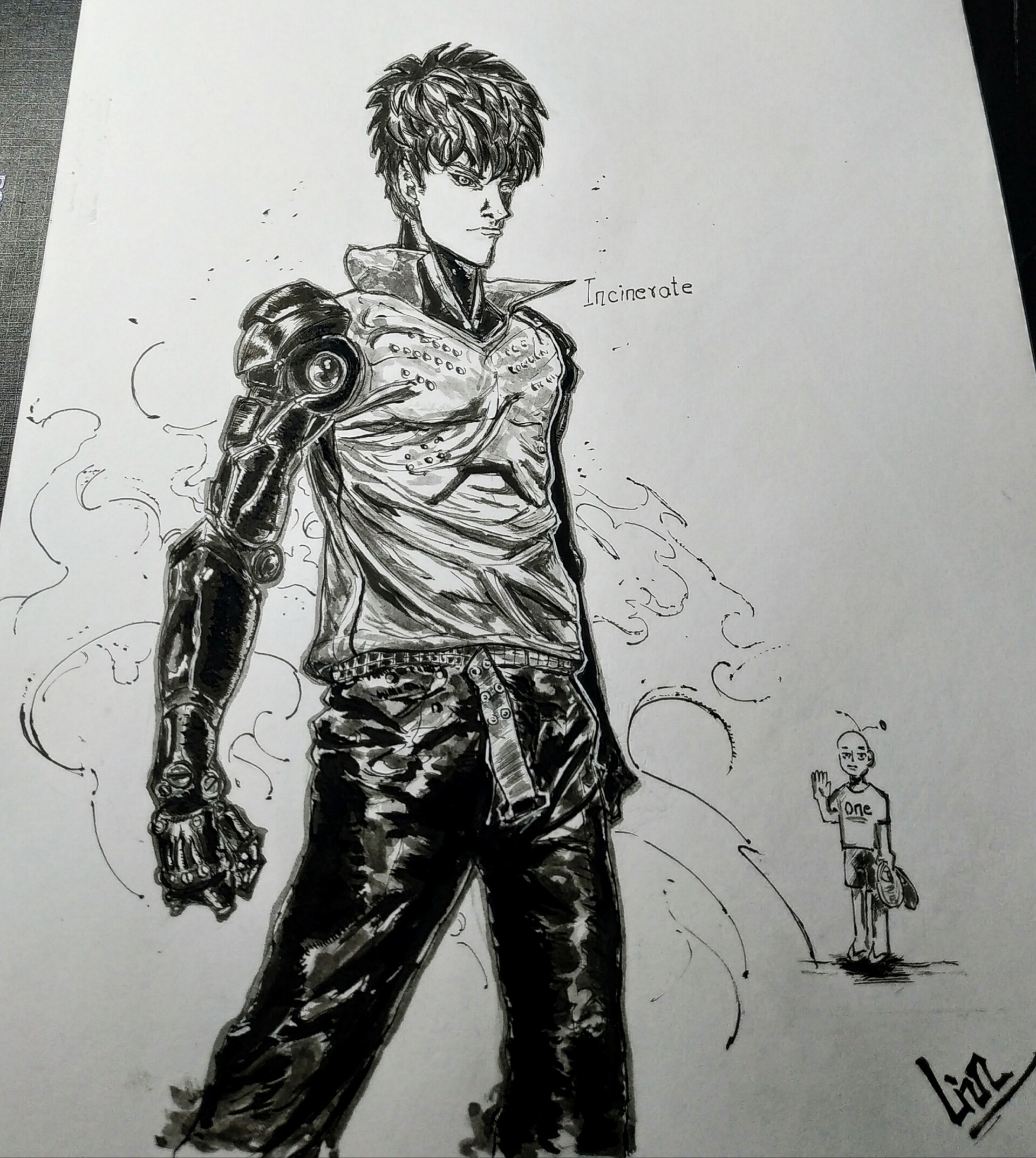 ArtStation - Demon cyborg Genos