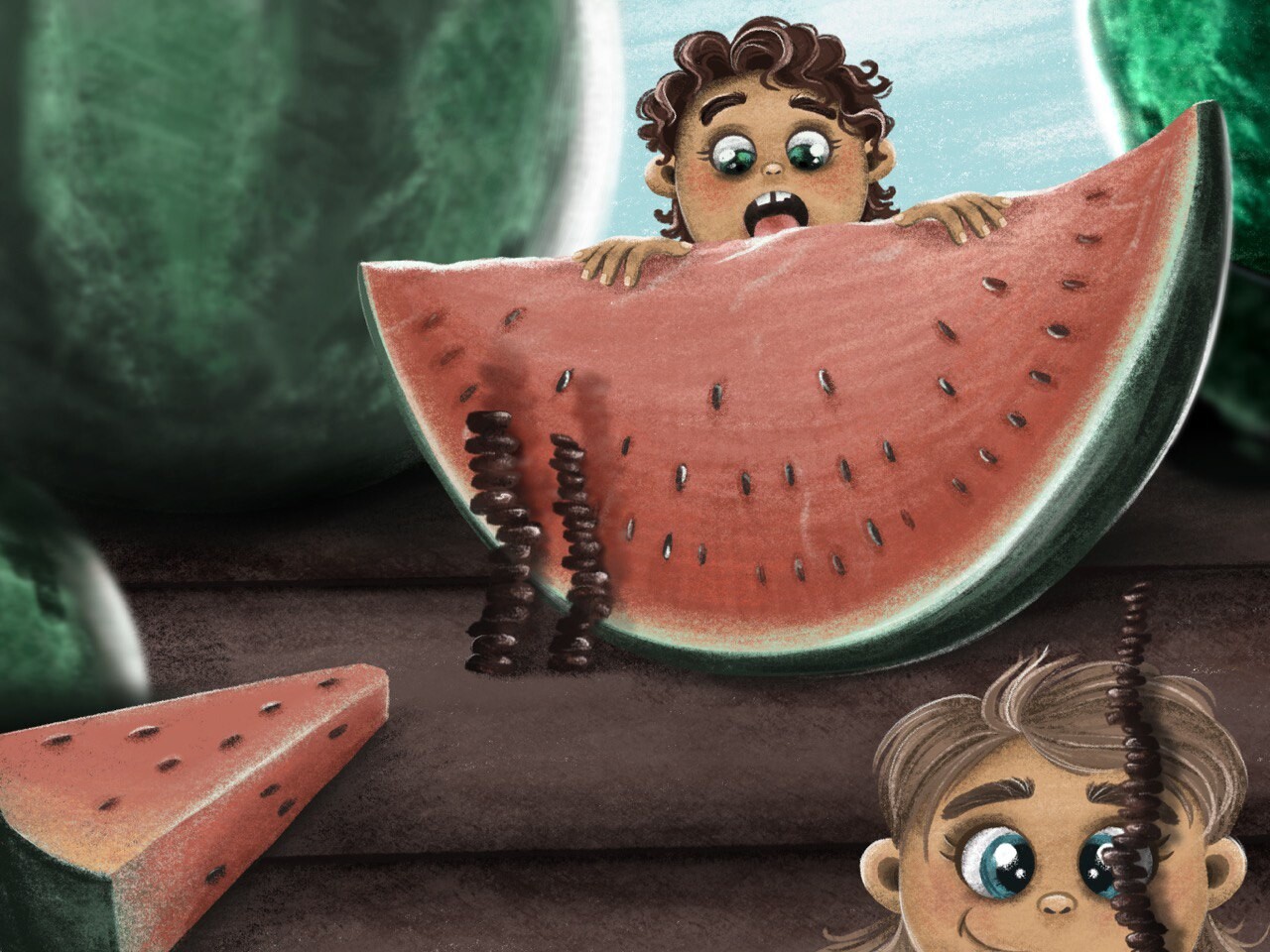 ArtStation - Watermelon lovers