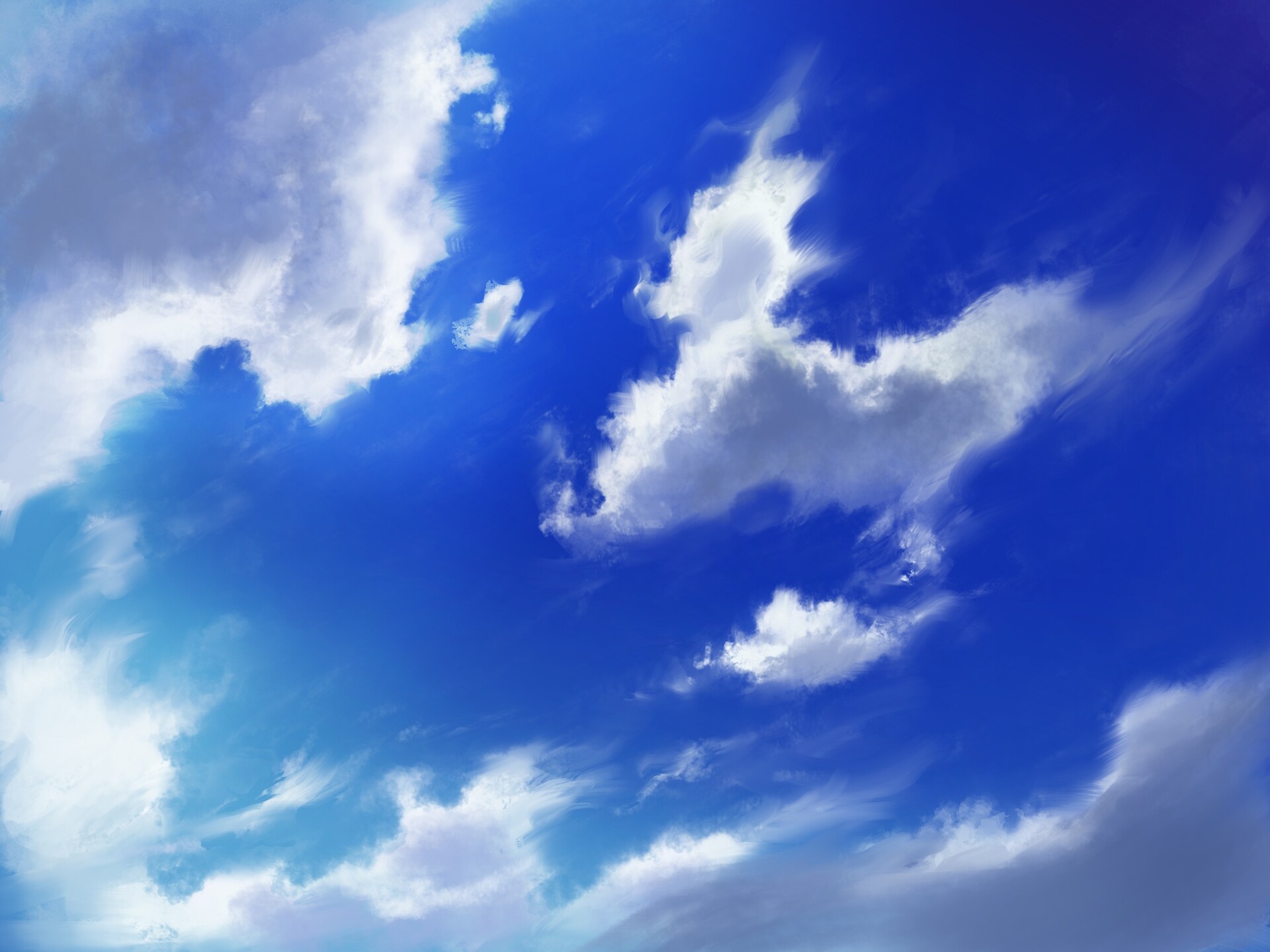 how to draw sky procreate
