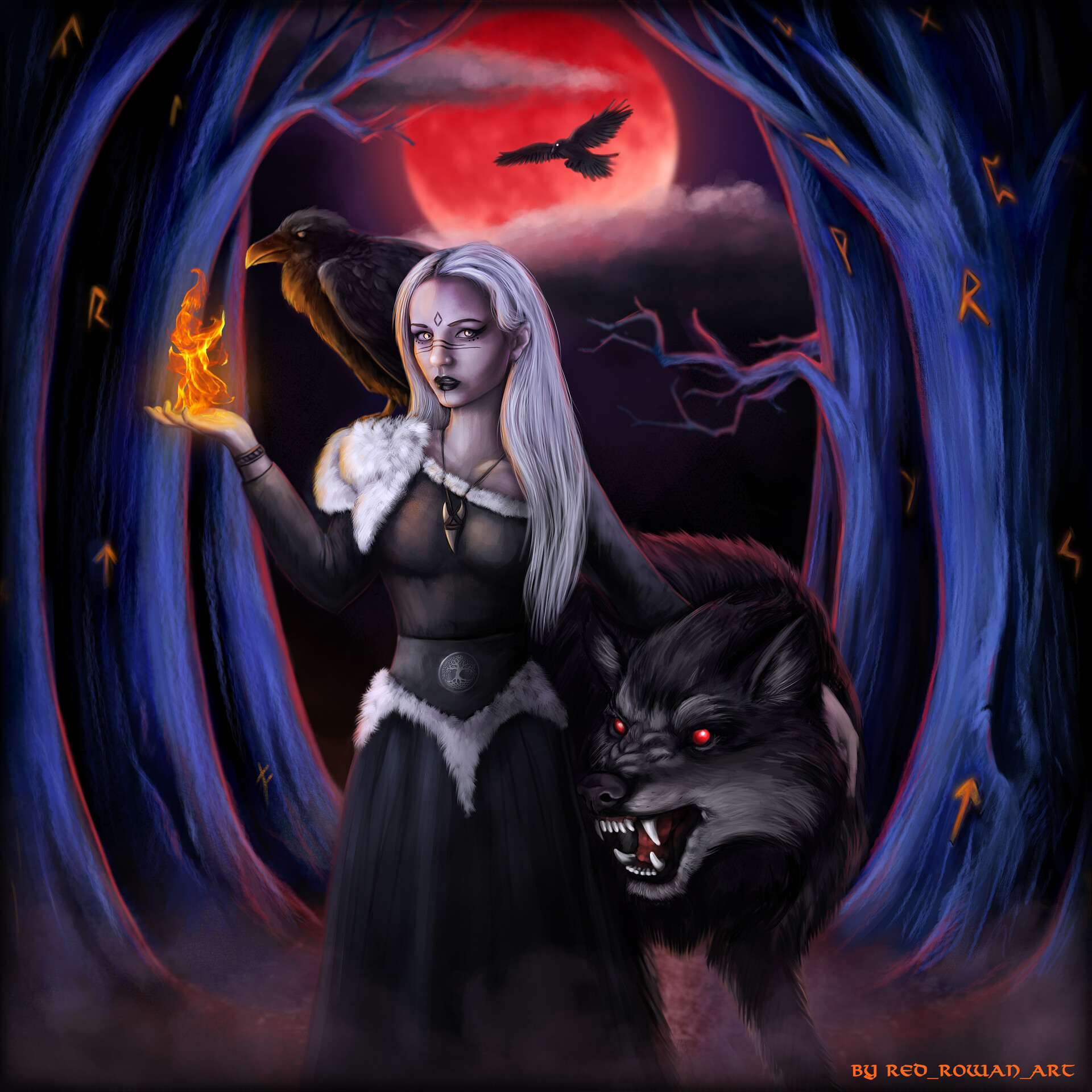 ArtStation - red night