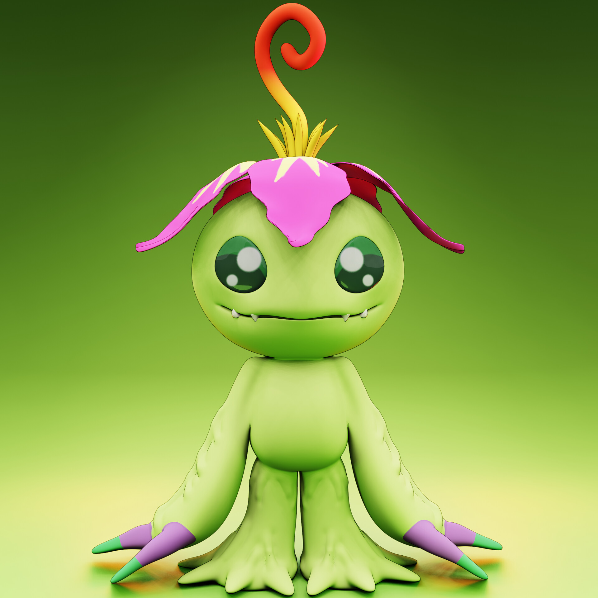 ArtStation - Palmon - Digimon Adventure