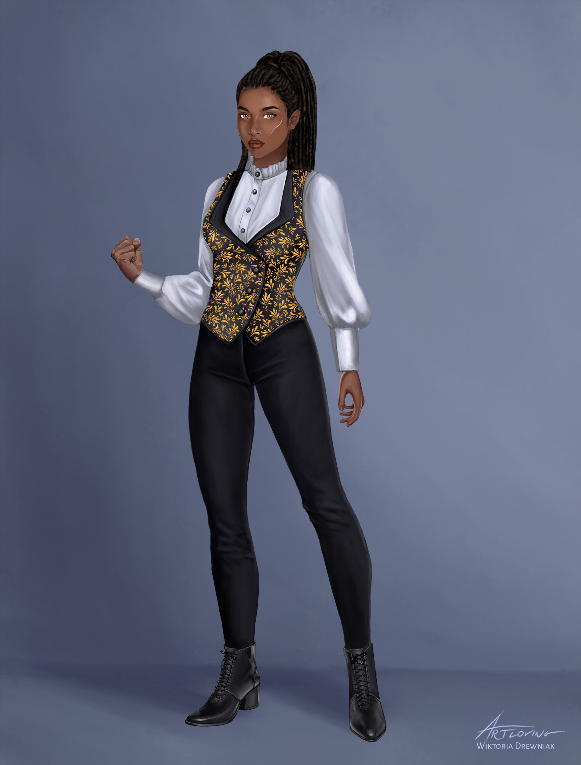 ArtStation - Laverna Hellsteel - DnD commission