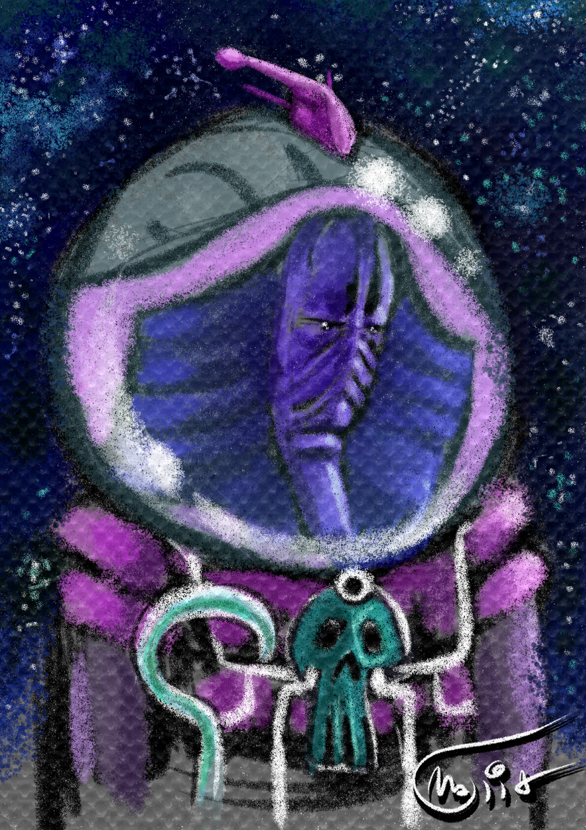 Mattia Notaristefano - Alien Captain Hook Version 2