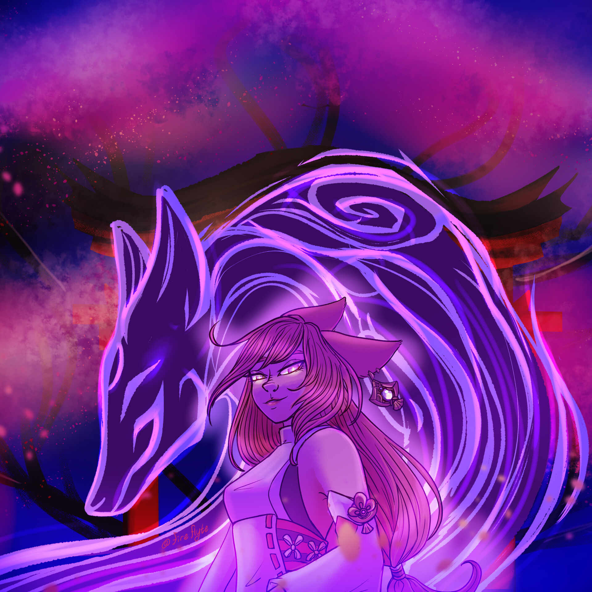 ArtStation - Yae Miko (Genshin Impact)