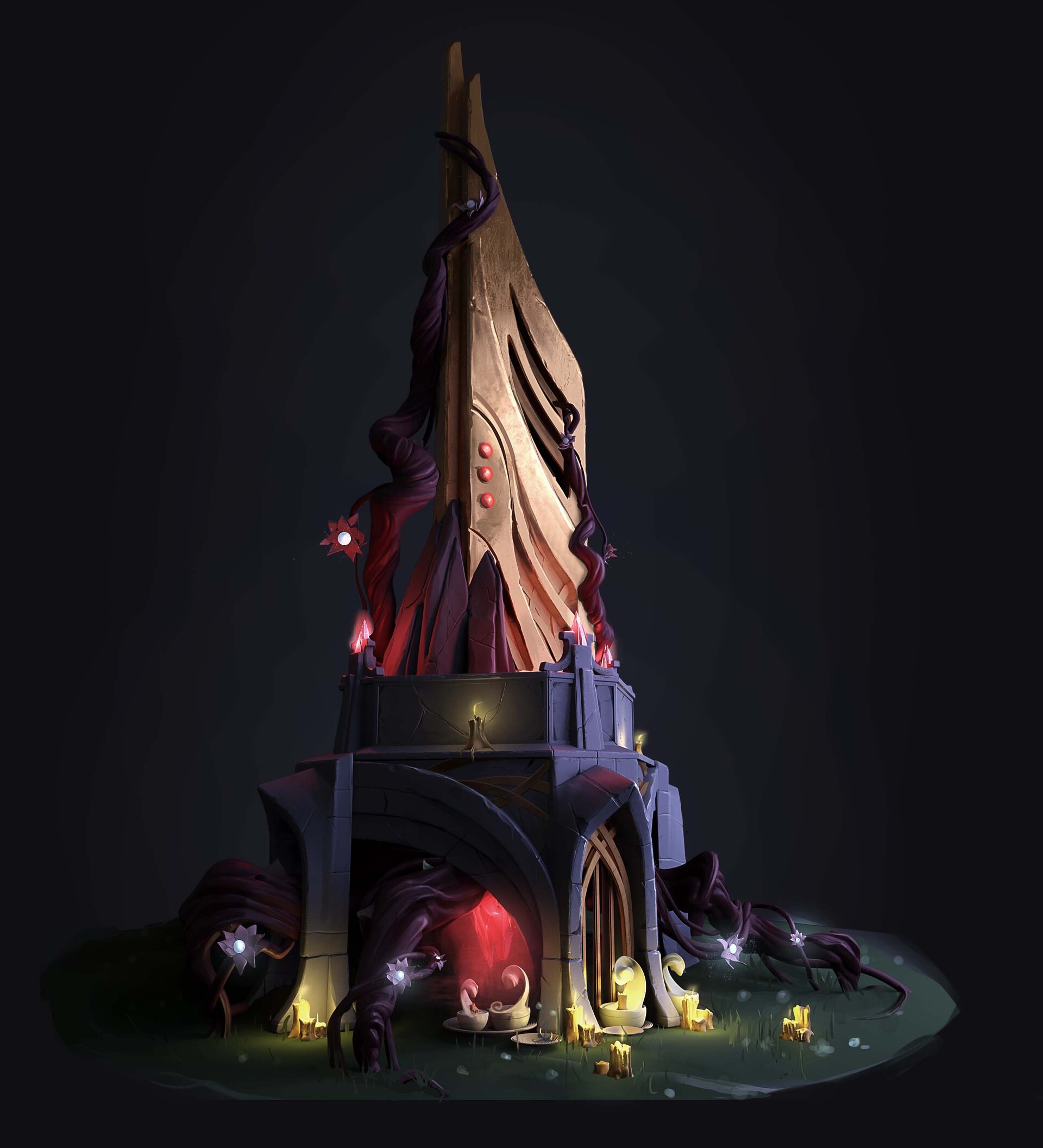 ArtStation - Elven altar