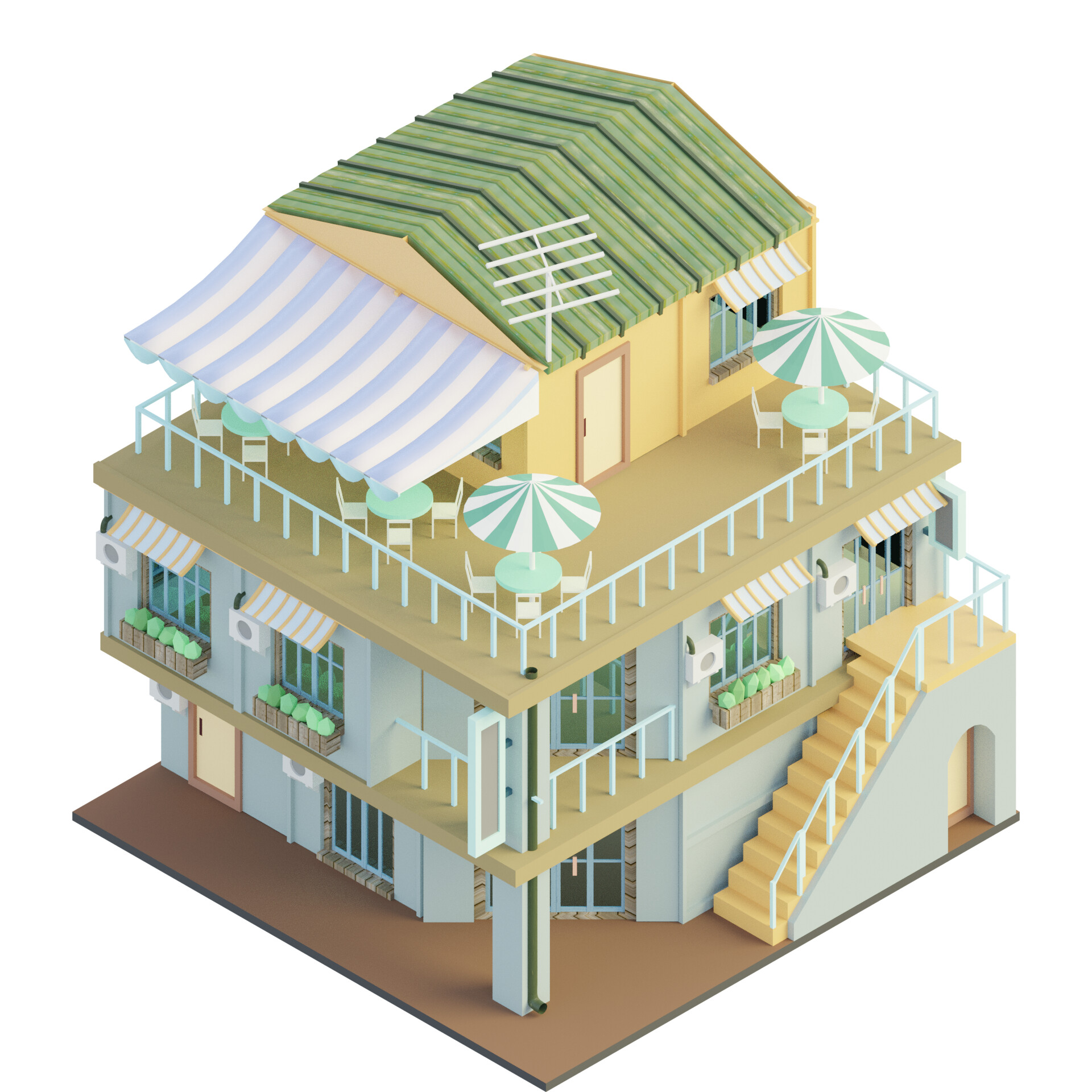 Gandbold - some low poly work for NFT project