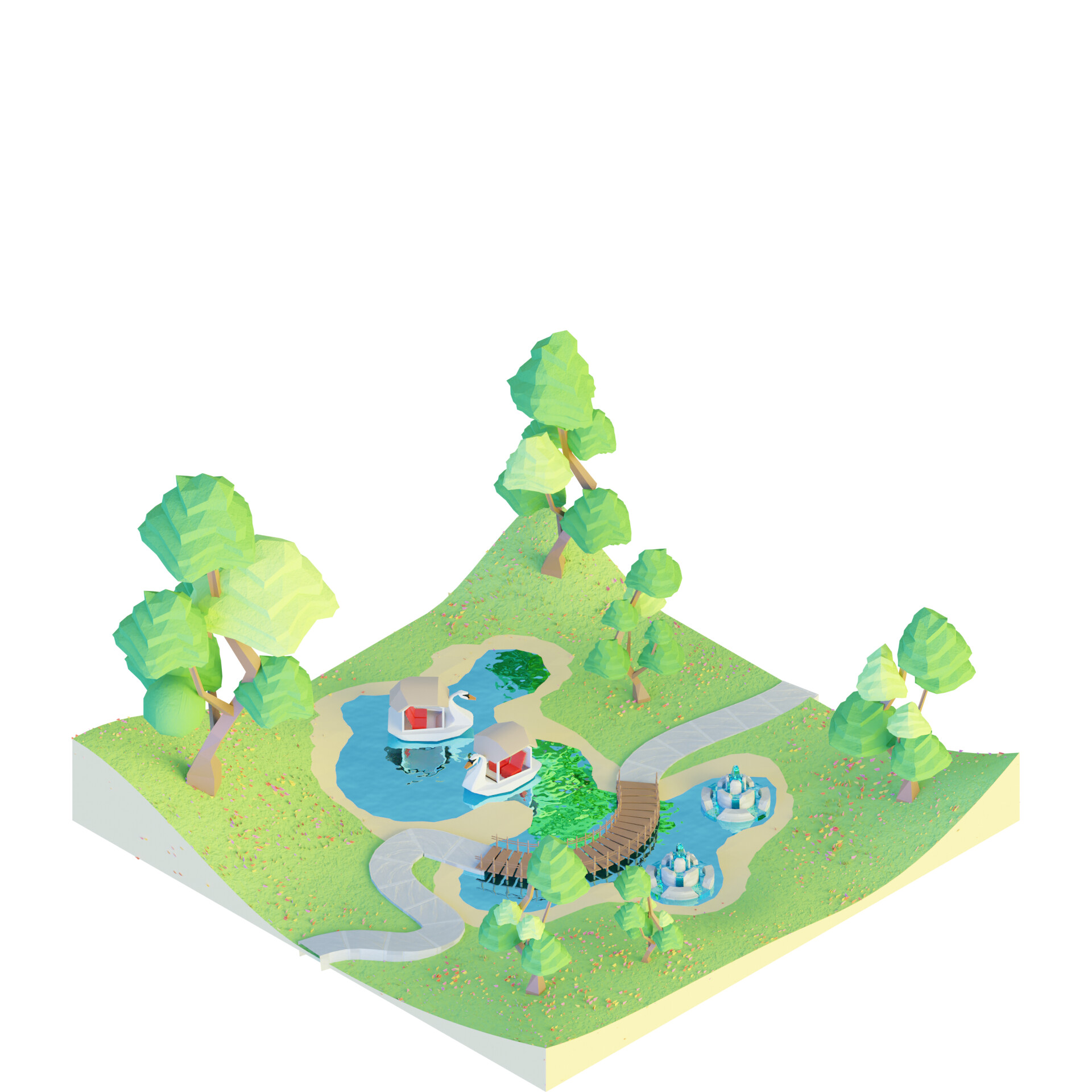 Gandbold - some low poly work for NFT project