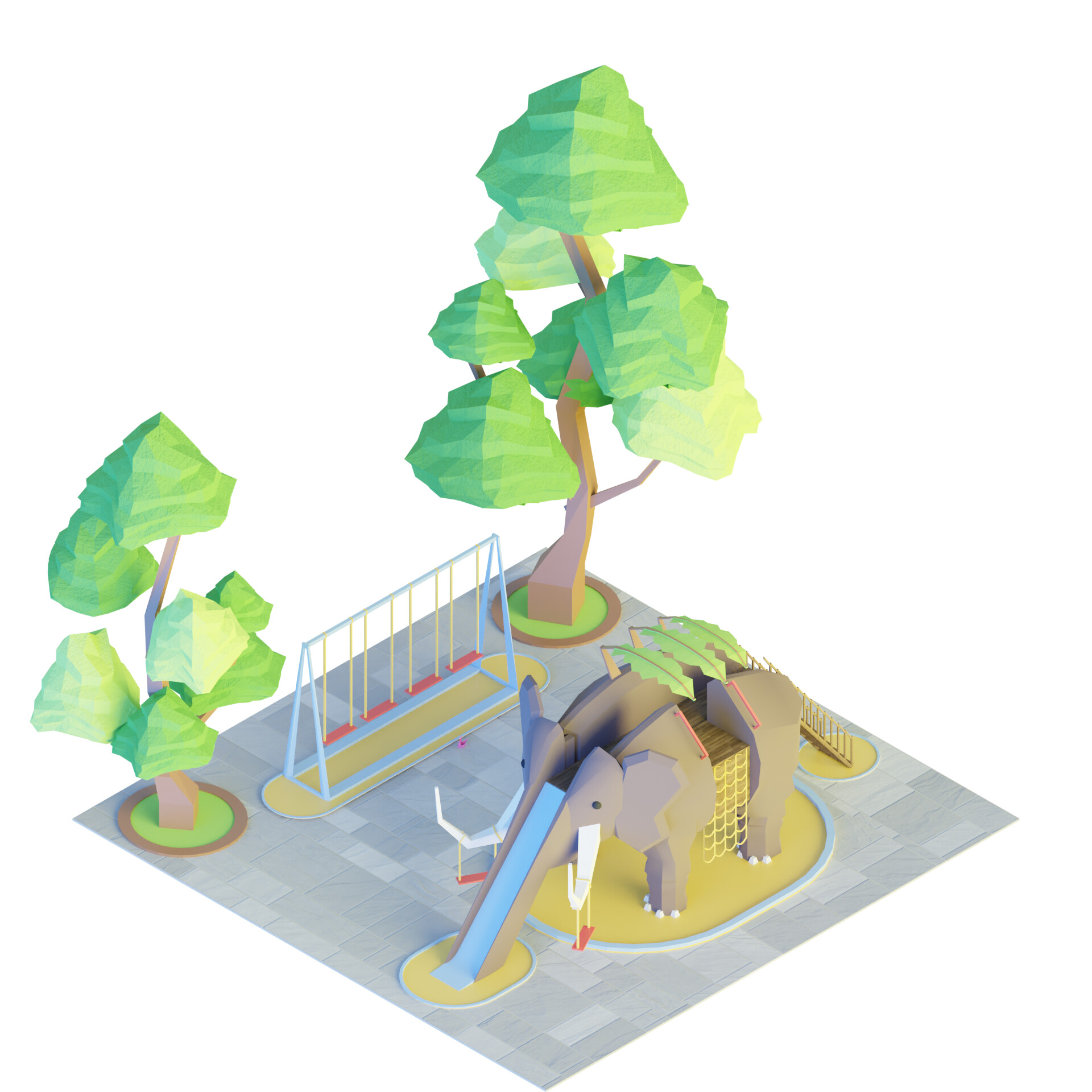 Gandbold - some low poly work for NFT project