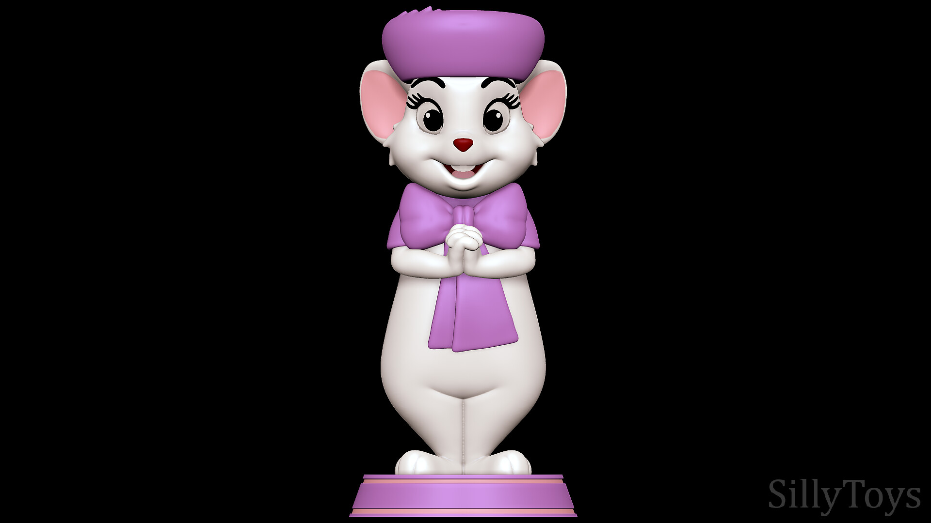 ArtStation - Miss Bianca - The Rescuers 3D print model