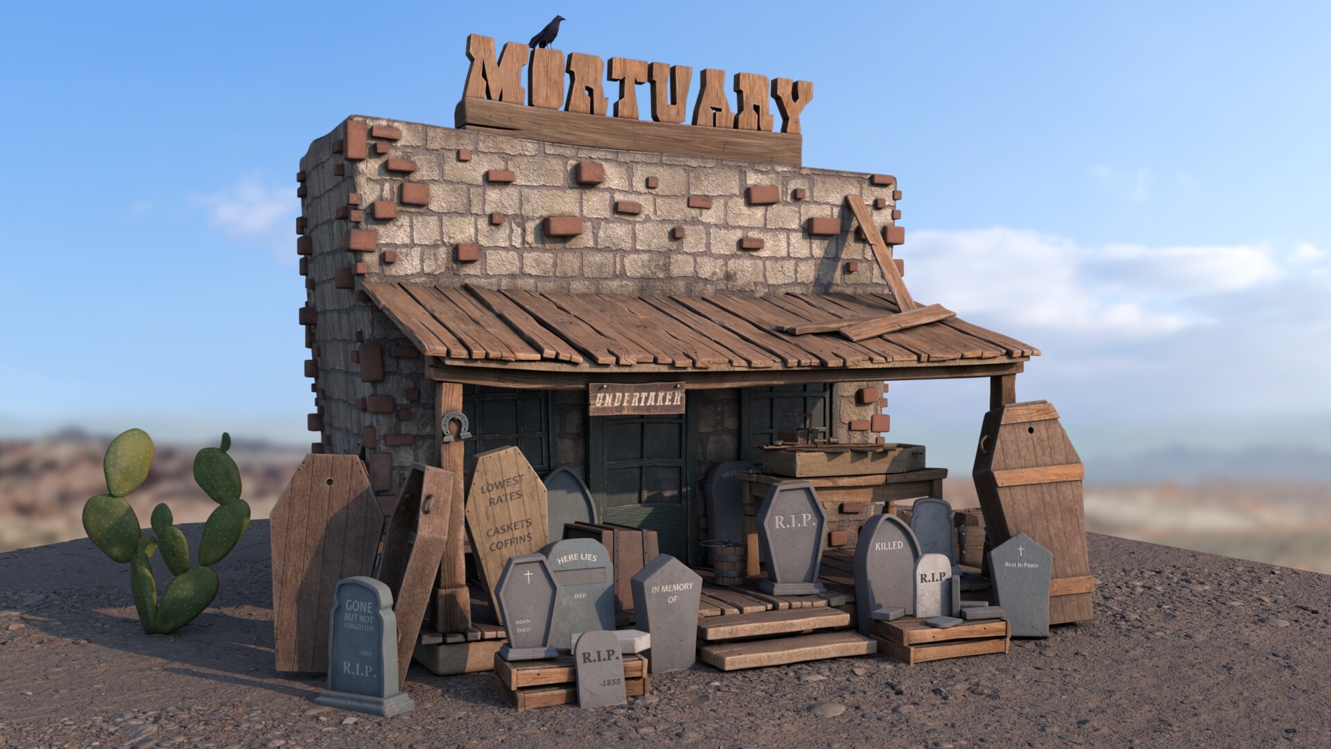 ArtStation - Western_Building01
