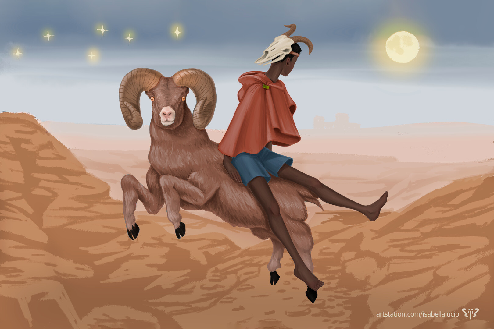 ArtStation - Goat ride