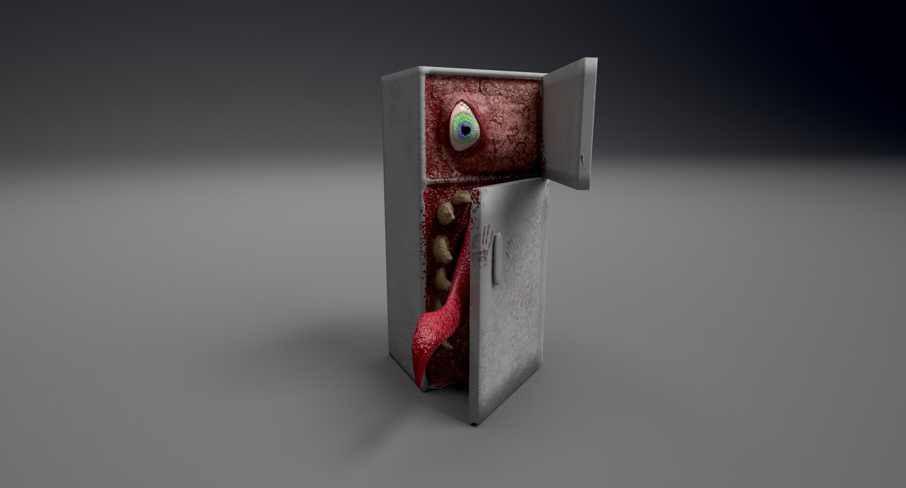 ArtStation - Diabolic fridge "Mimic"