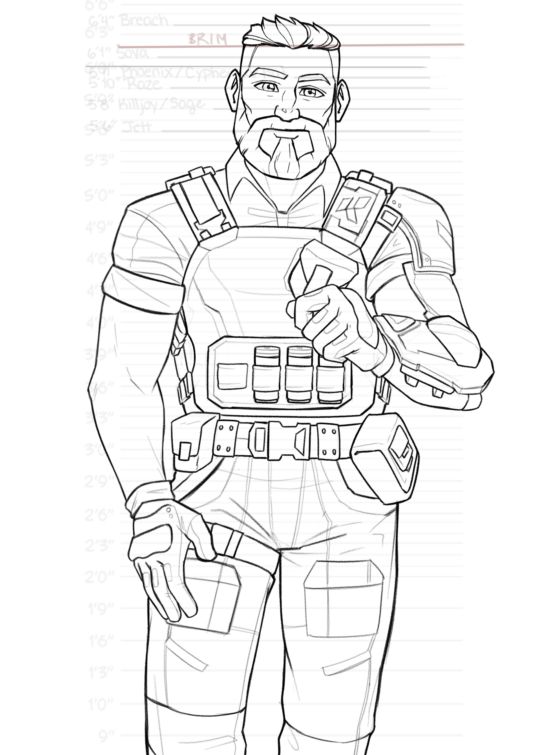 ArtStation - [AMORANT] - BRIMSTONE