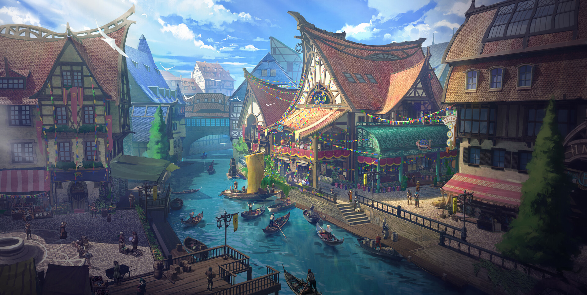 ArtStation - small town