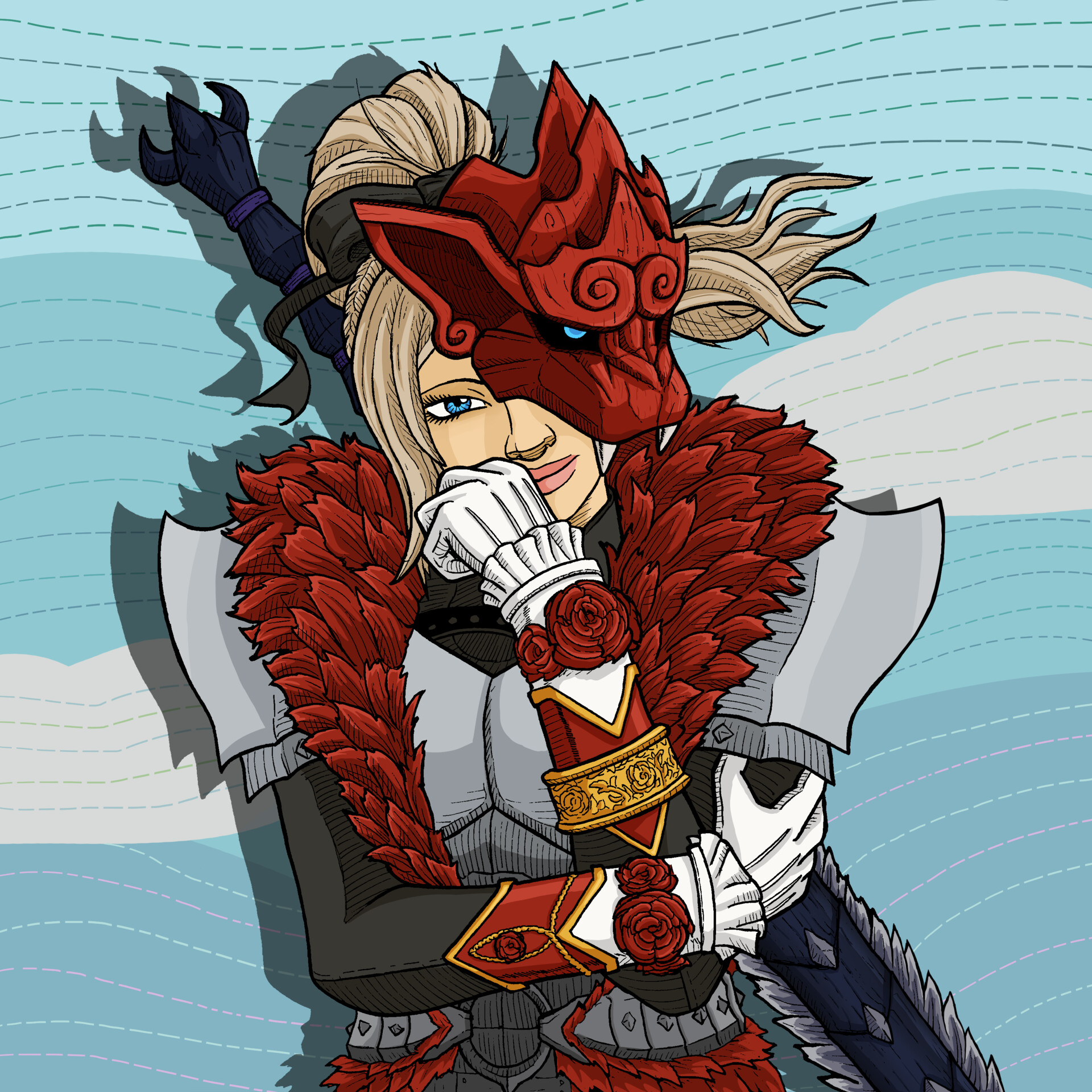 ArtStation - Monster Hunter World Huntress Commission