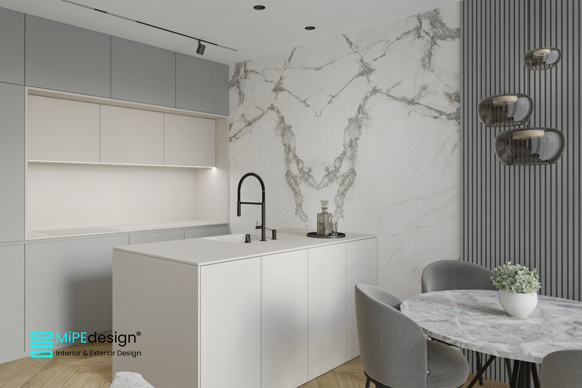 MIPE DESIGN - Interior design of minimalist flat