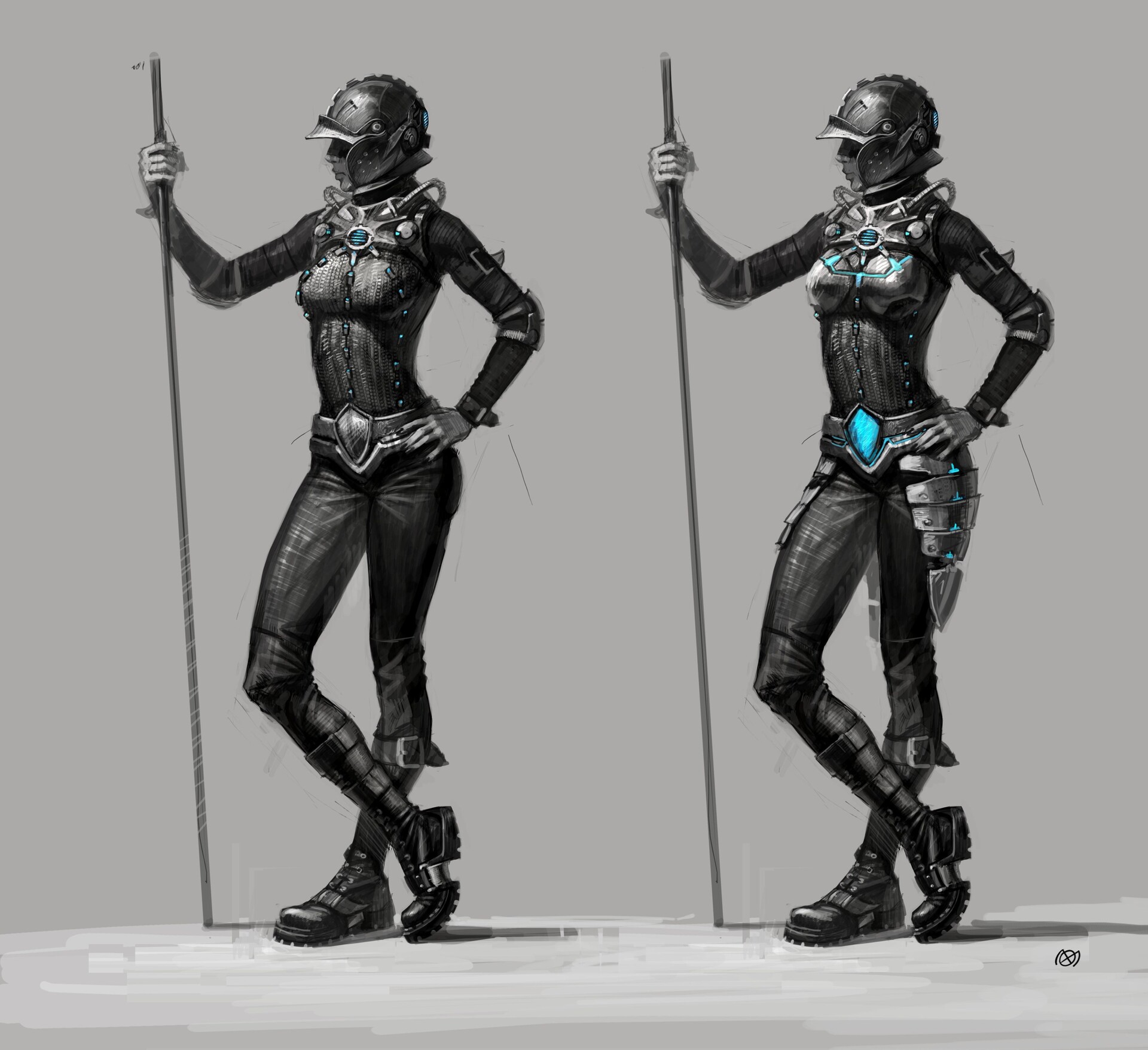 ArtStation - Biker Girl