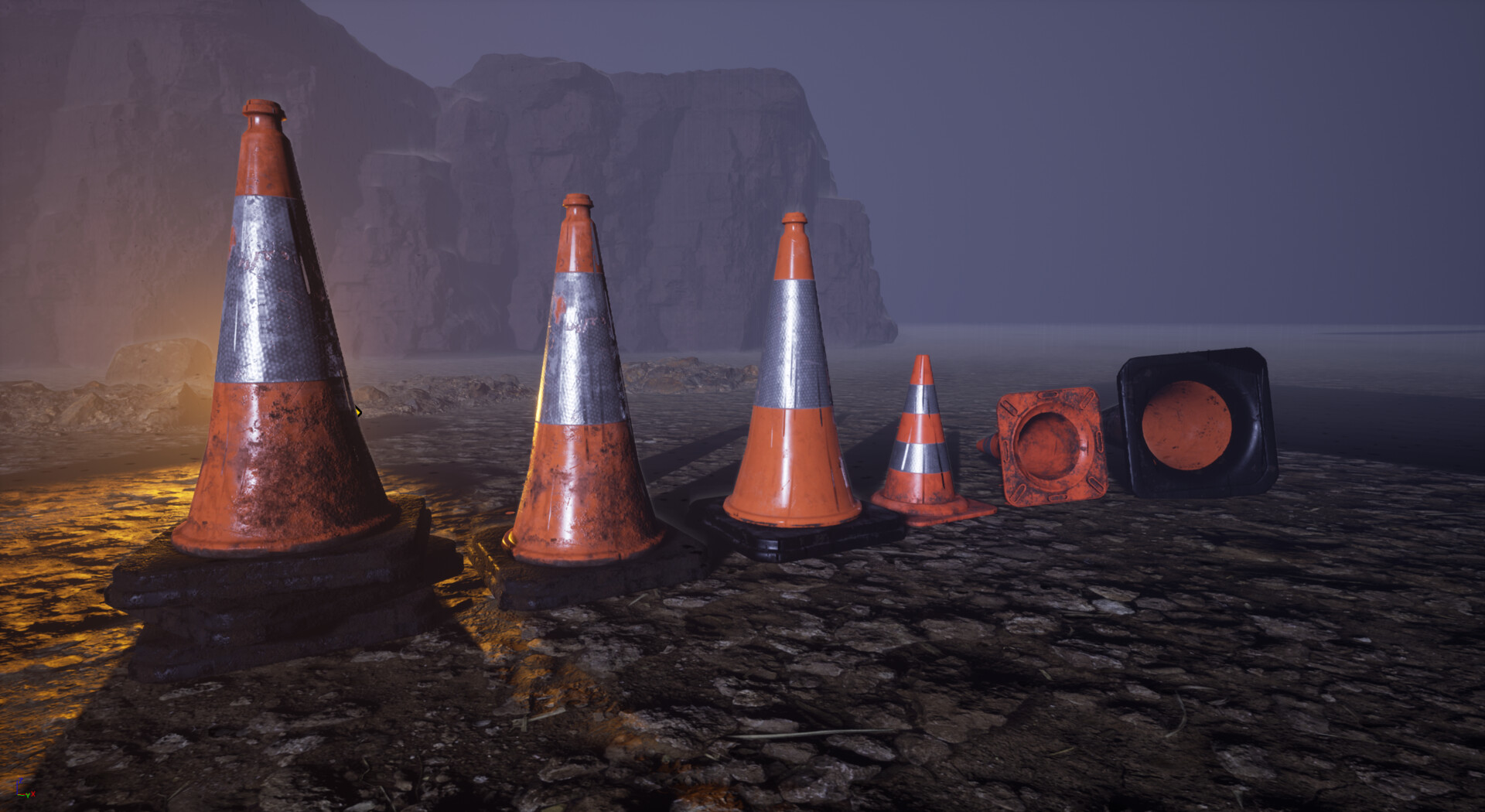 ArtStation - Traffic Cones WIP