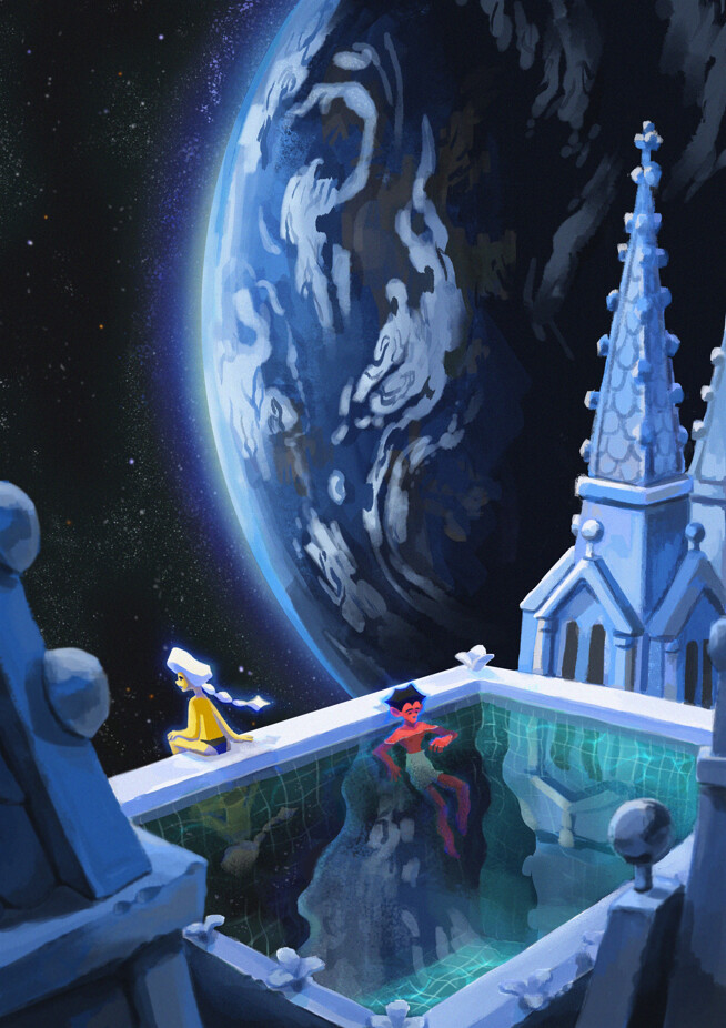 ArtStation - Space Pools