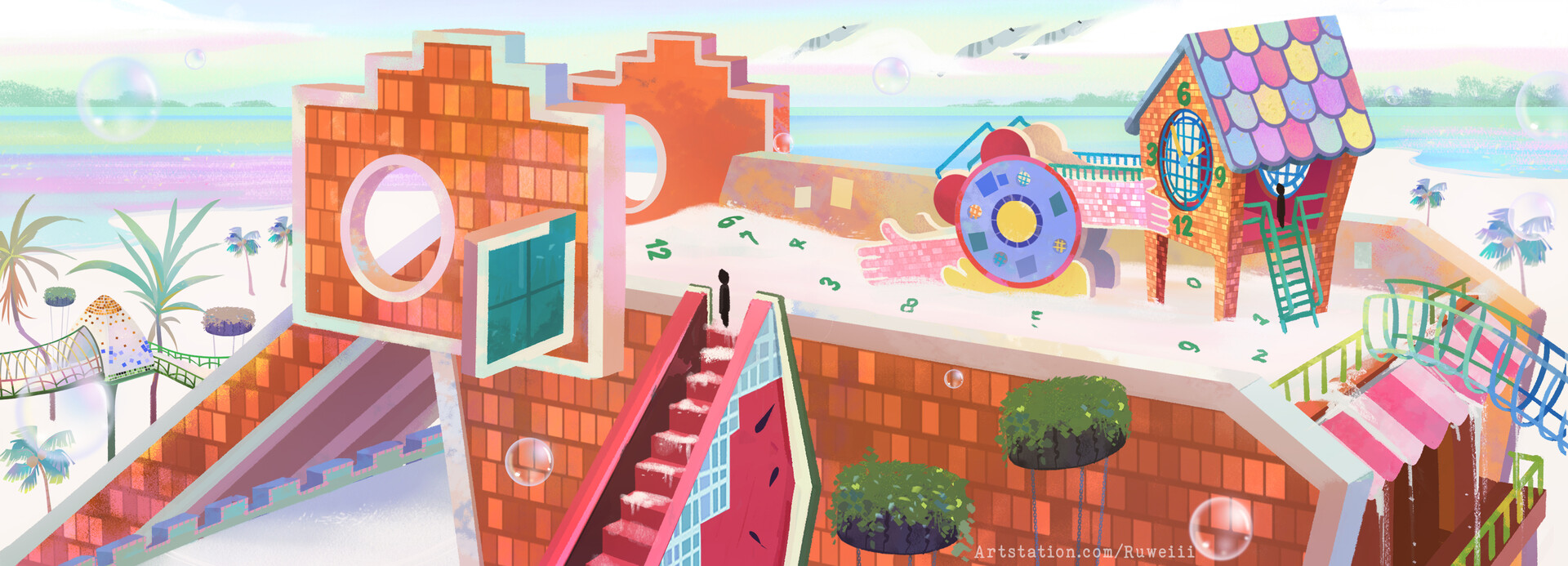 ArtStation - Playground Dreamscape Concept