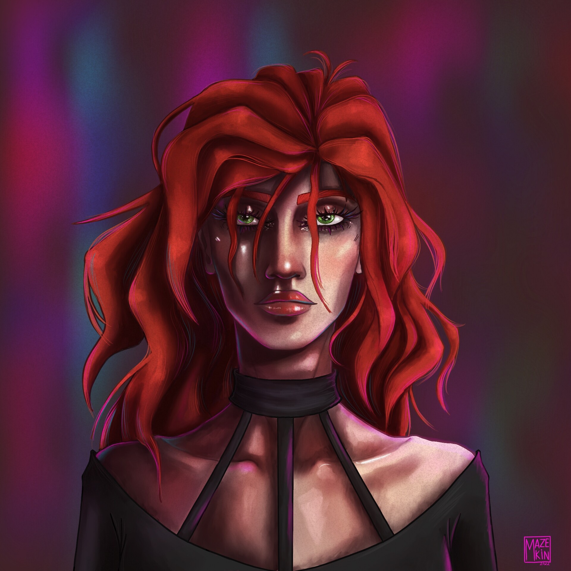 ArtStation - Redhead Portrait