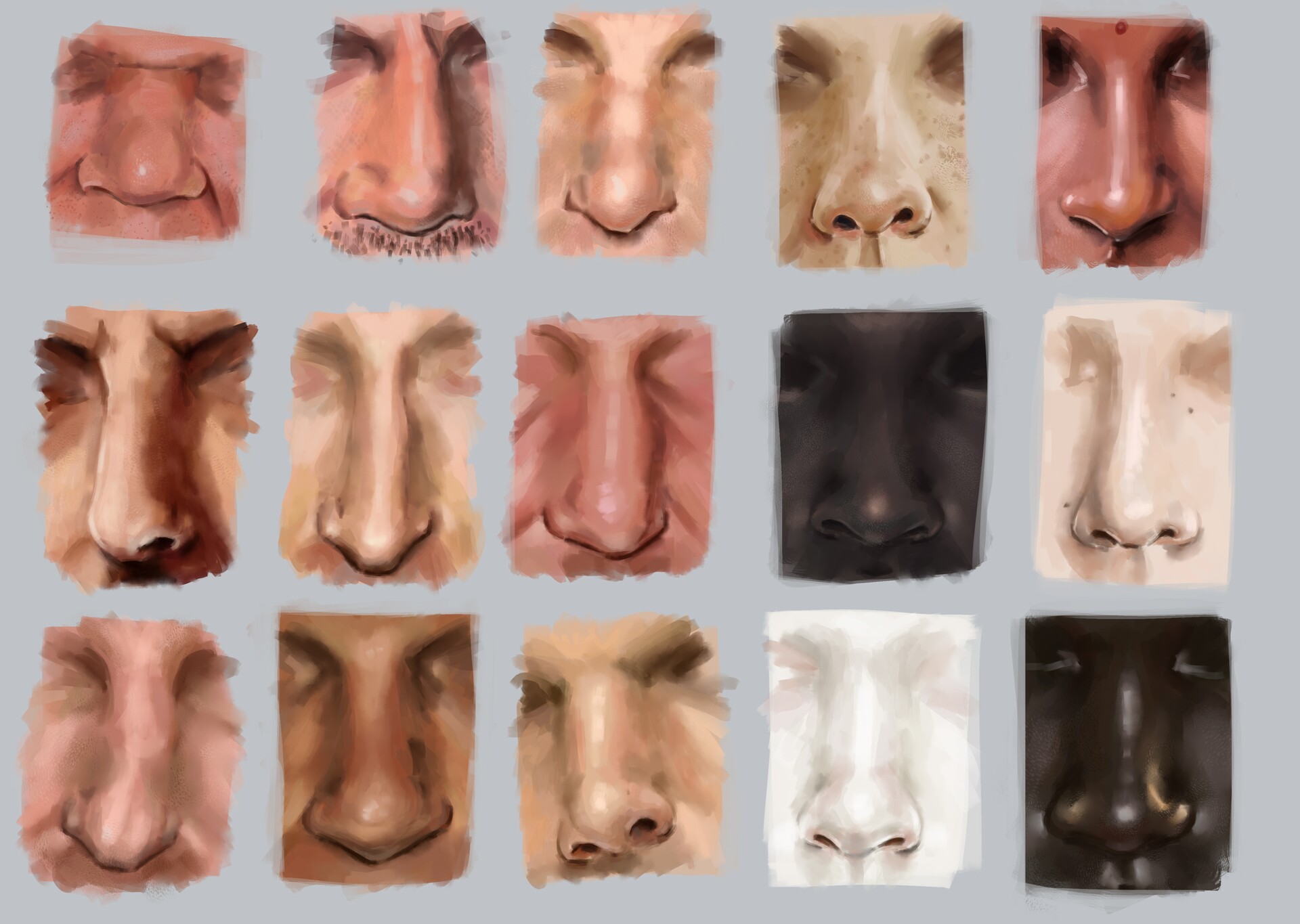 ArtStation - Nose Study