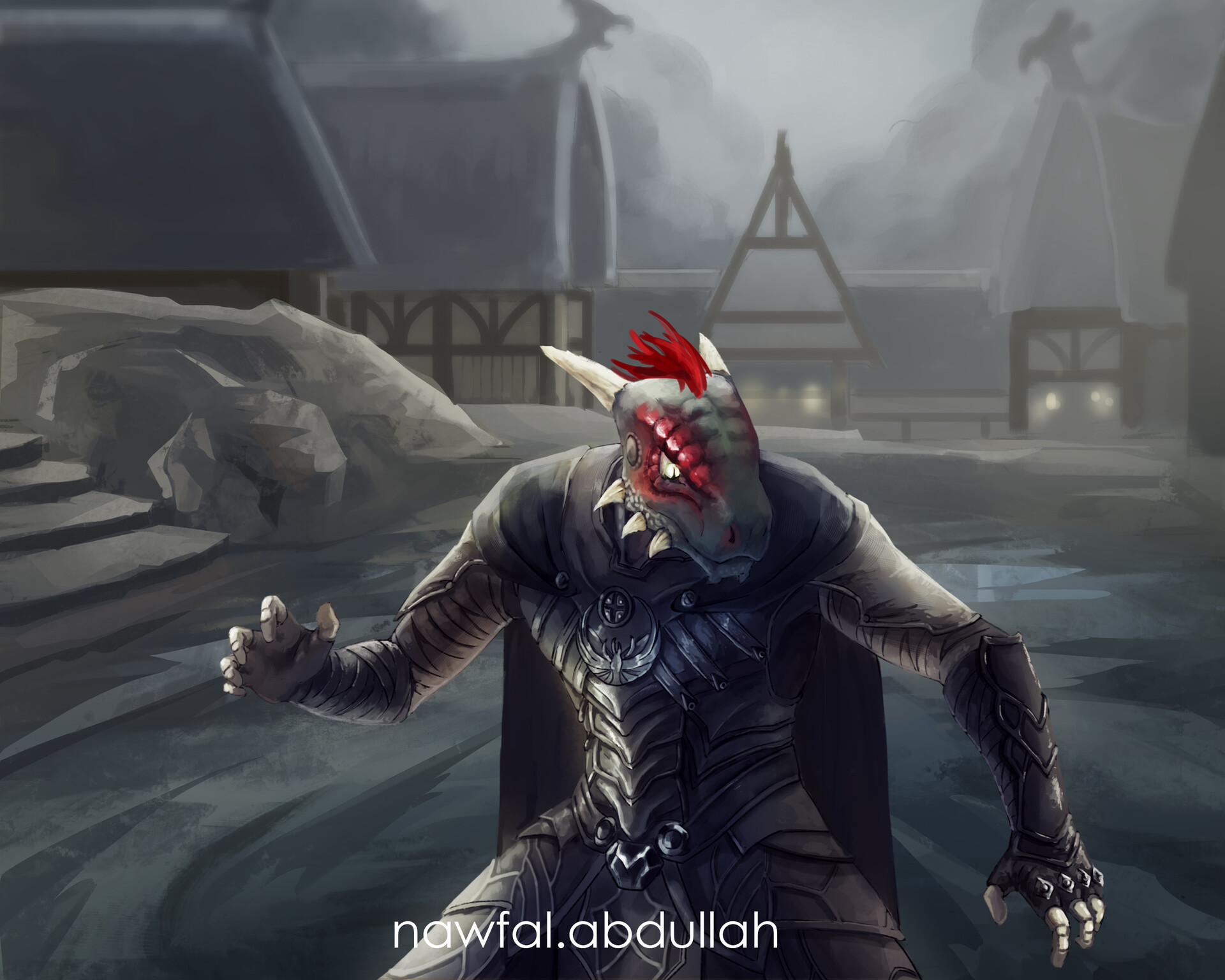 Skyrim Fan Art Argonian