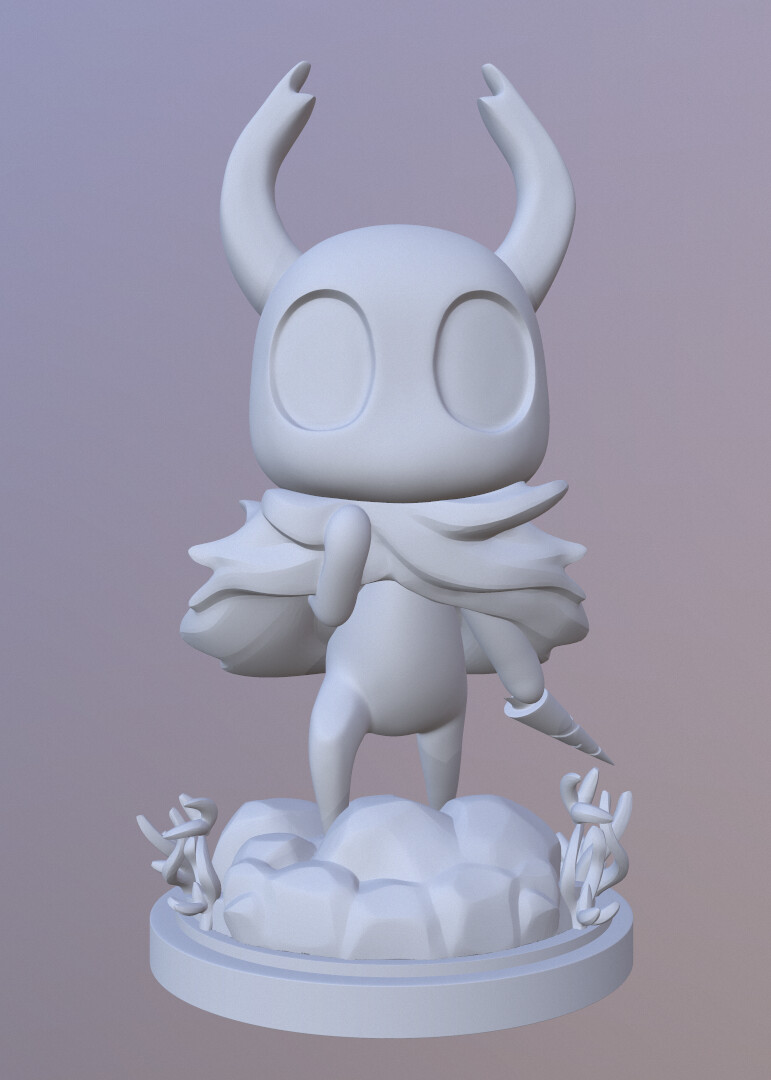 ArtStation - Hollow 3d Figure sculpt