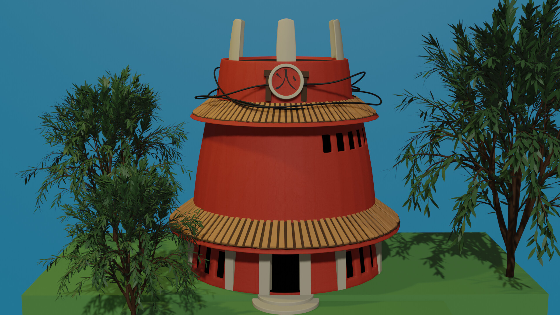 ArtStation - Hokage house (Naruto anime)