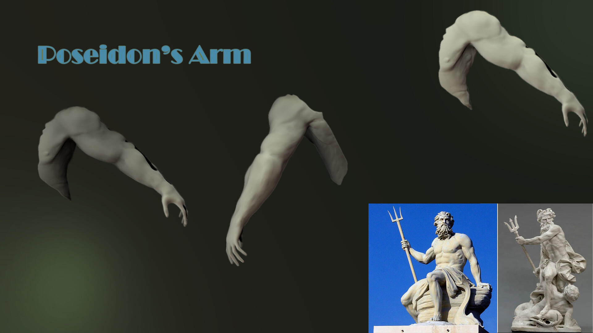 ArtStation - Poseiden's Arm Study