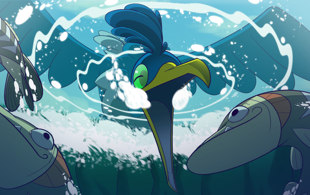 Protoclysm - Cramorant - Pokemon TCG Illustration Contest 2022