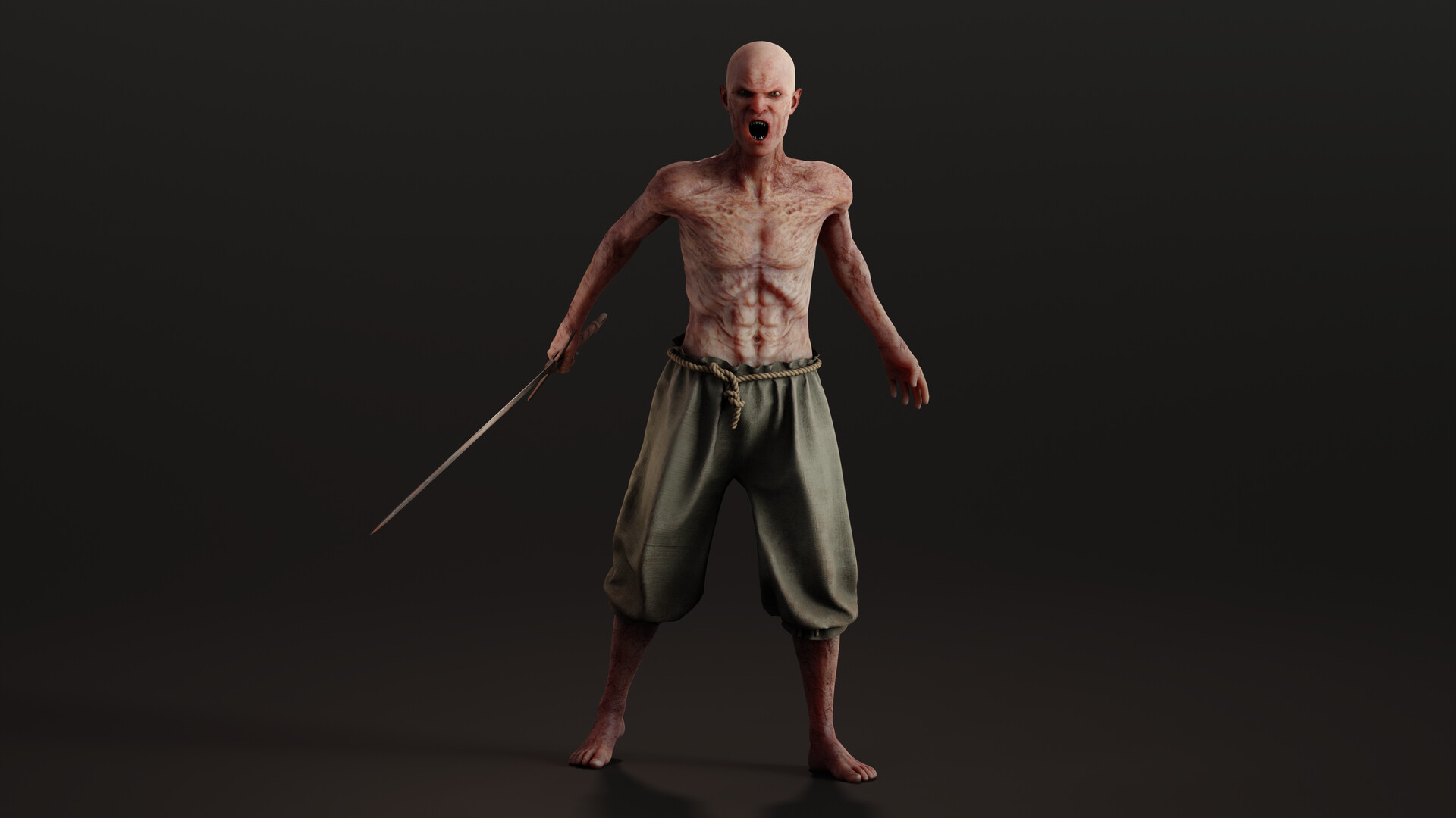 ArtStation - Emaciated Vampire Concept