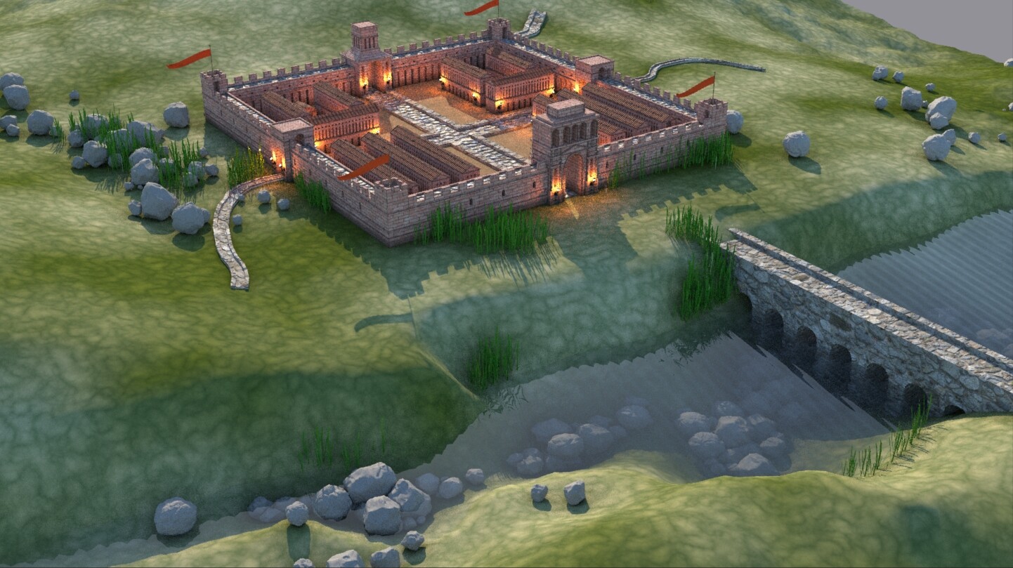 ArtStation - Castra Praetoria model