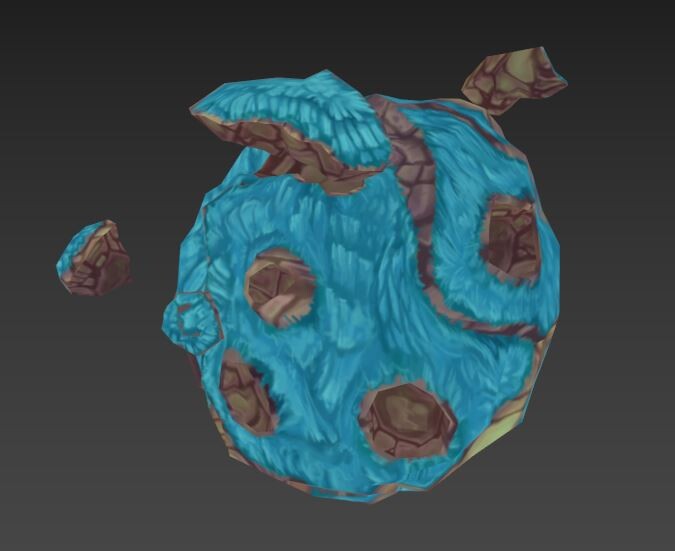 ArtStation - Low Poly Planet