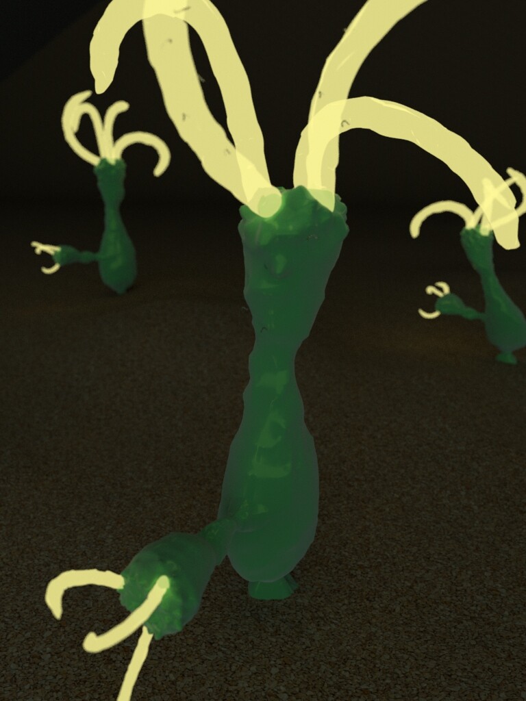 ArtStation - Organic Creature 3D Build - "Skada"