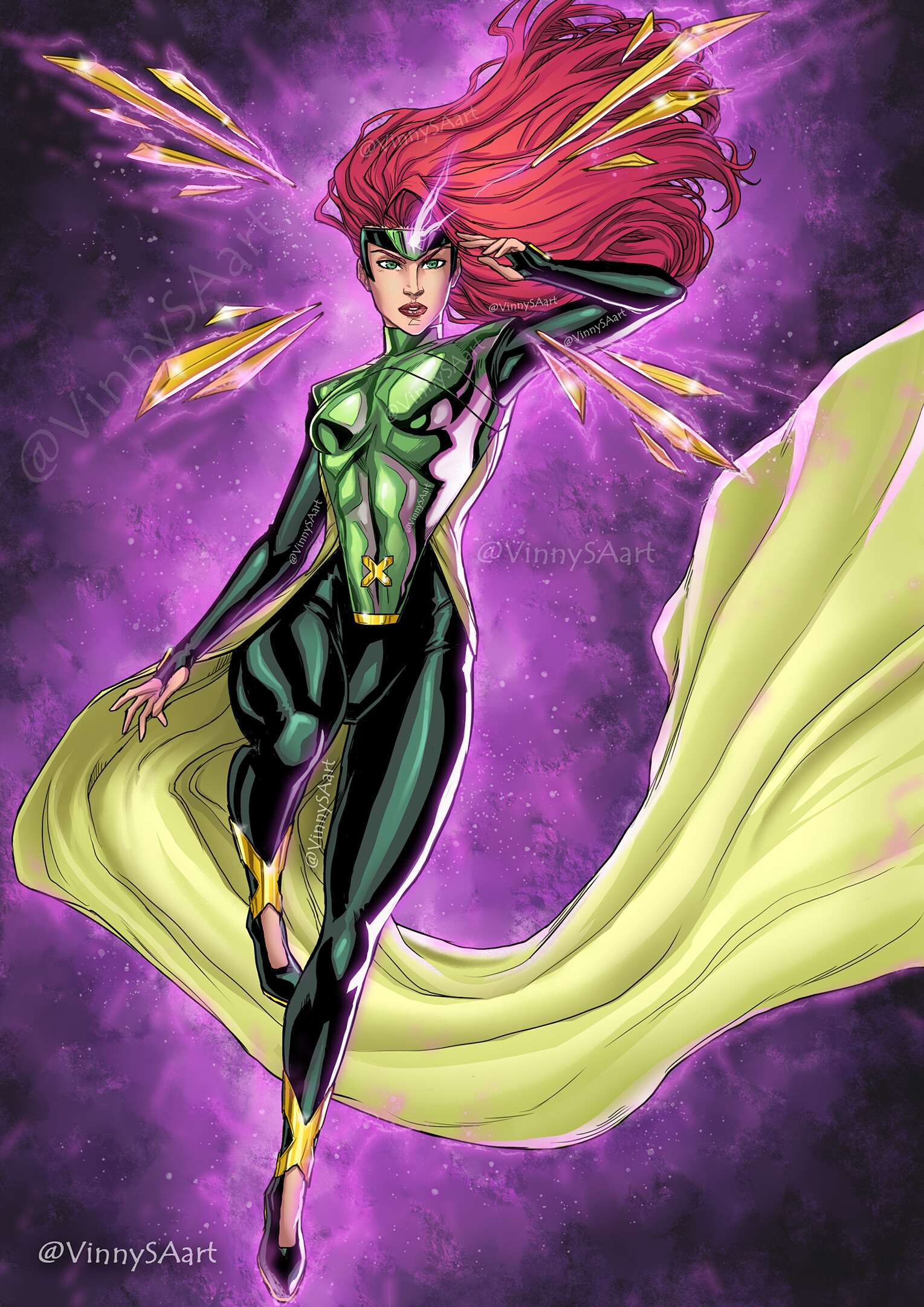 ArtStation - Jean Grey - Hellfire Gala
