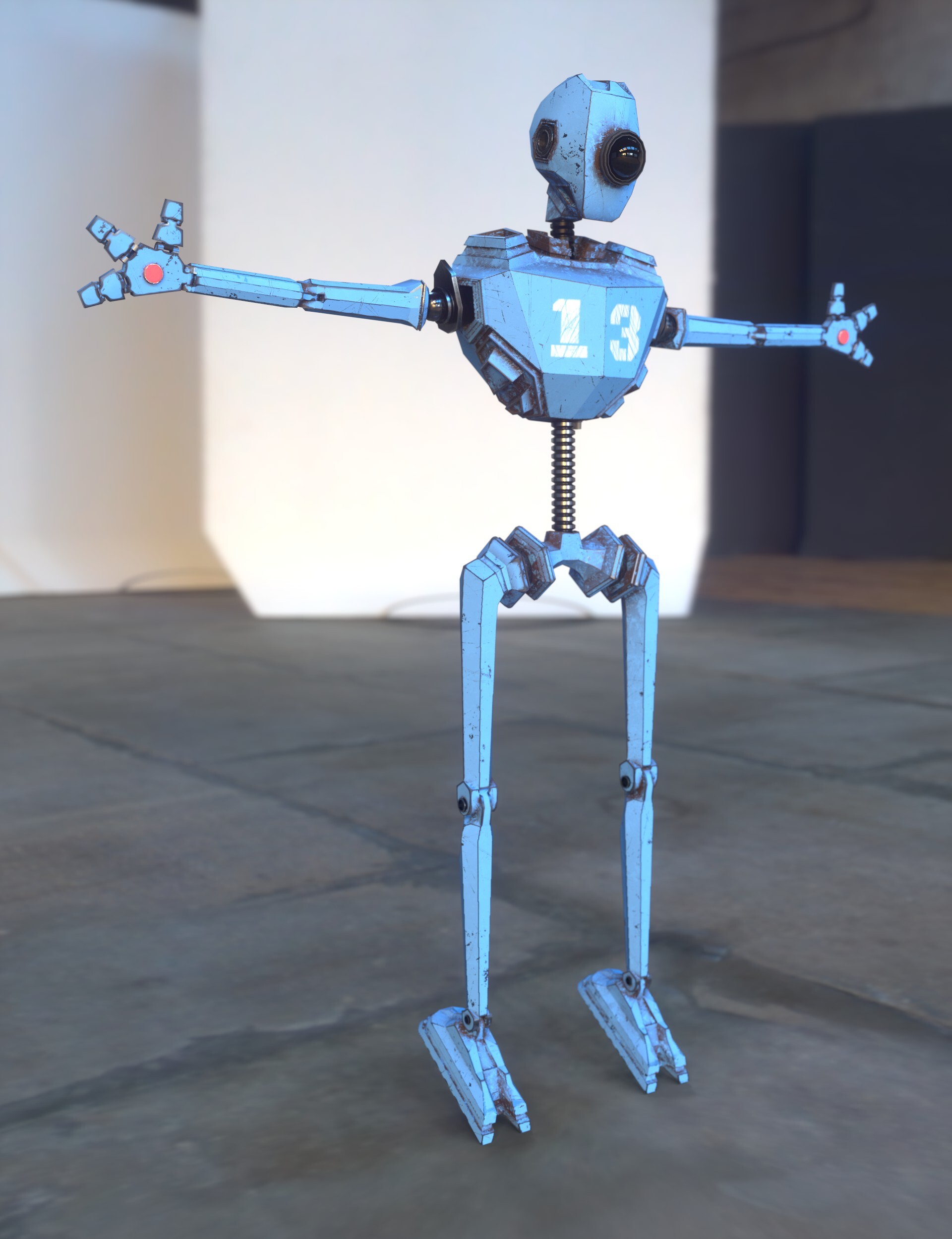 ArtStation - rob13, robot that gives you a free hugs