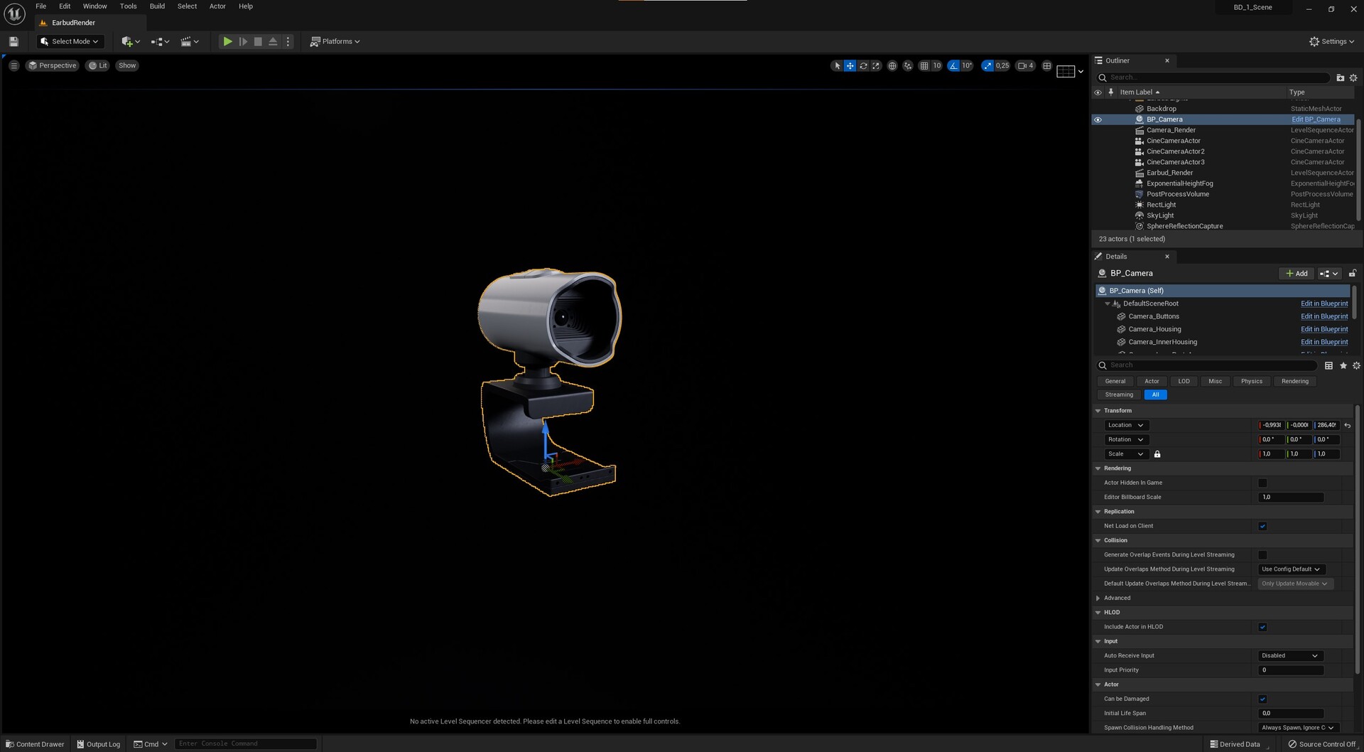 Thomas Sørensen - Hard Surface Modeling Practice " Web Cam"