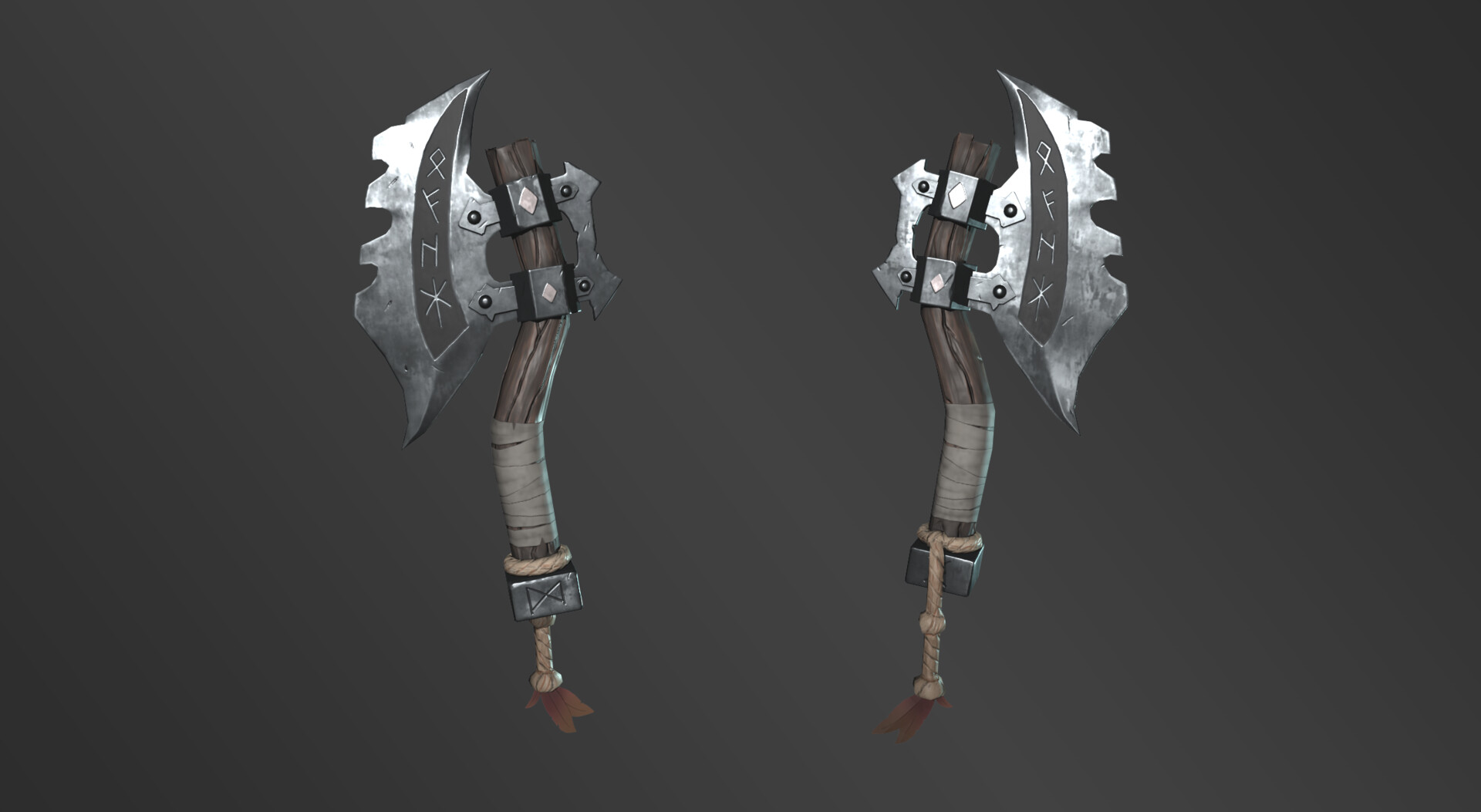 ArtStation - Stylized Metal Axe